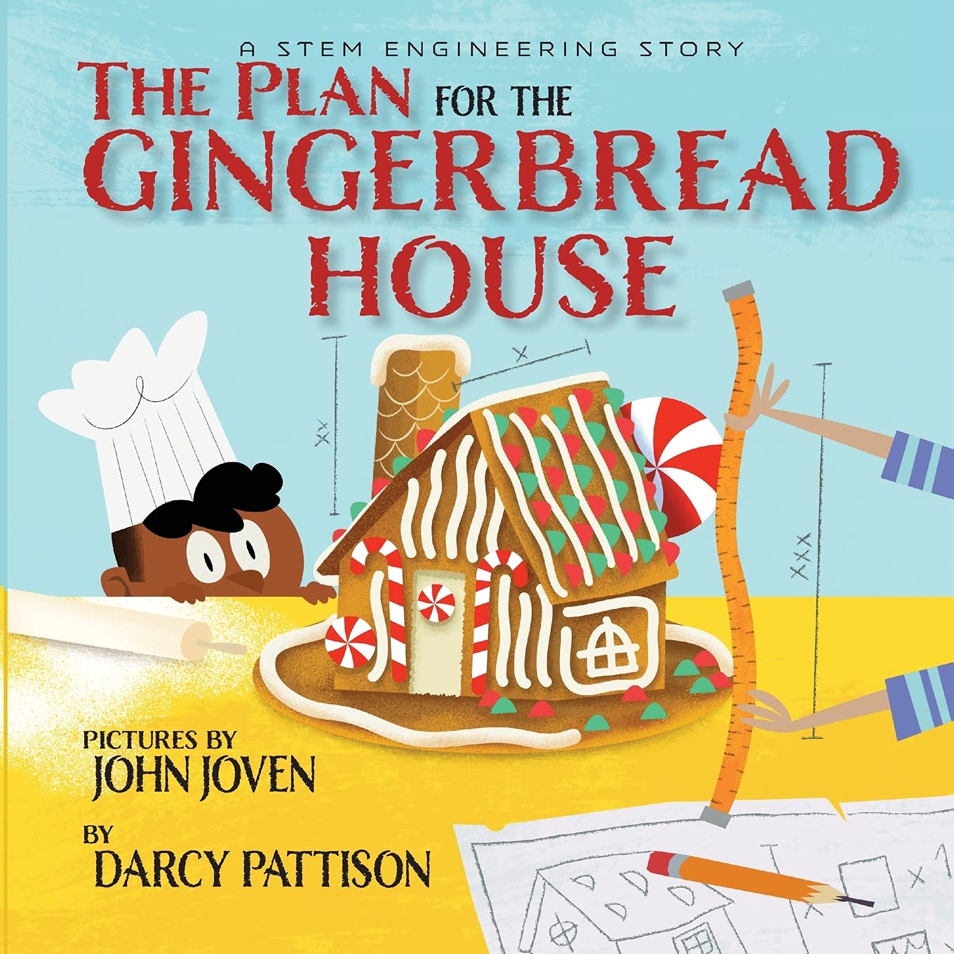 Snapklik.com : The Plan For The Gingerbread House: A STEM Engineering Story