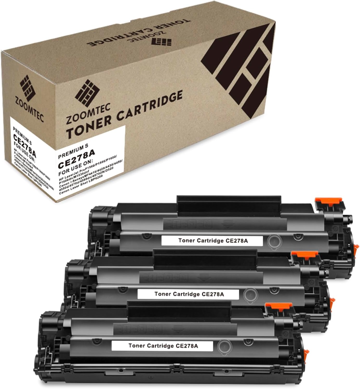 ZOOMTEC CE278A 78A Cartucho de Toner Compatible para HP Laserjet Pro ...