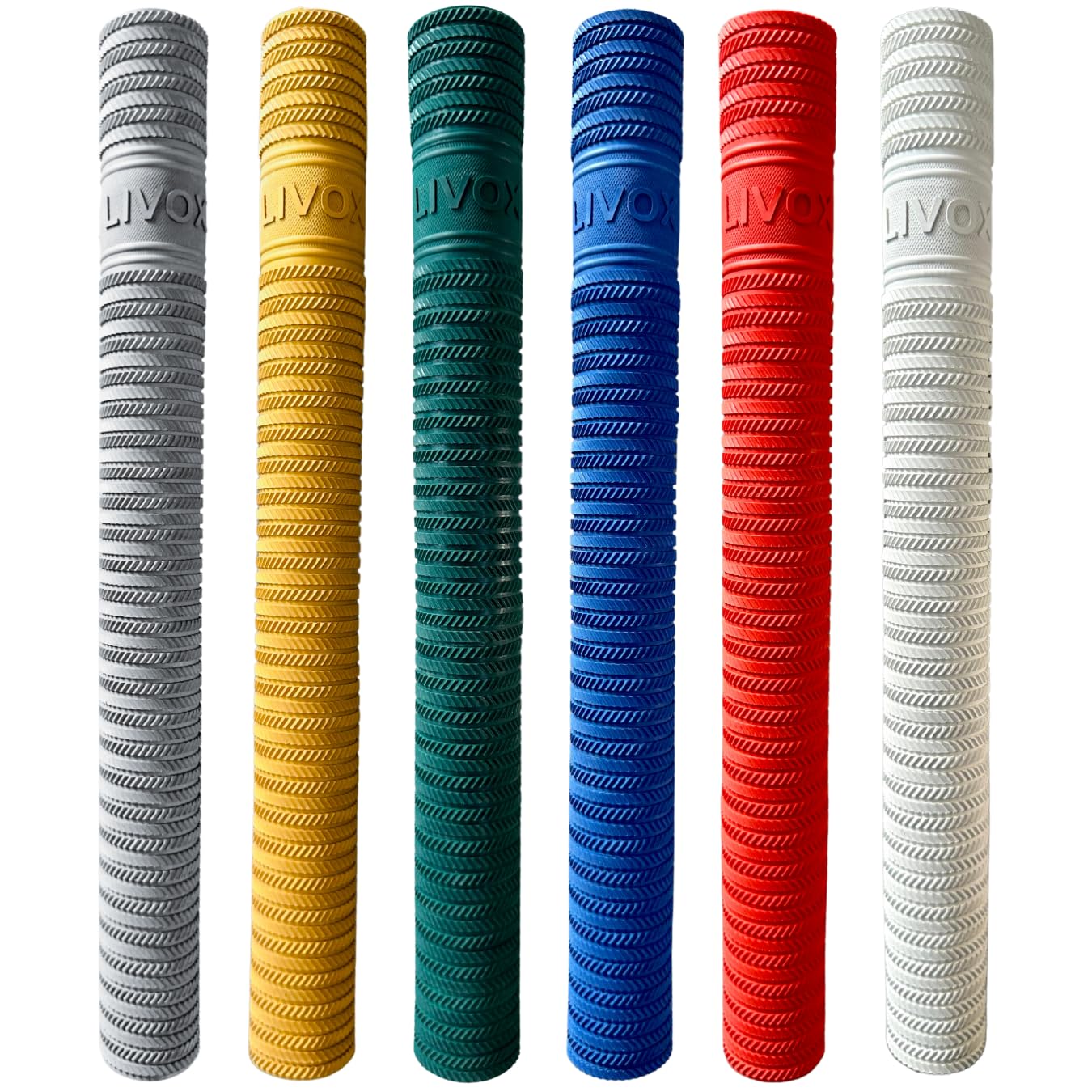 Buy LIVOX Ring Texture Design Cricket Bat Rubber Grips for Better Shock ...