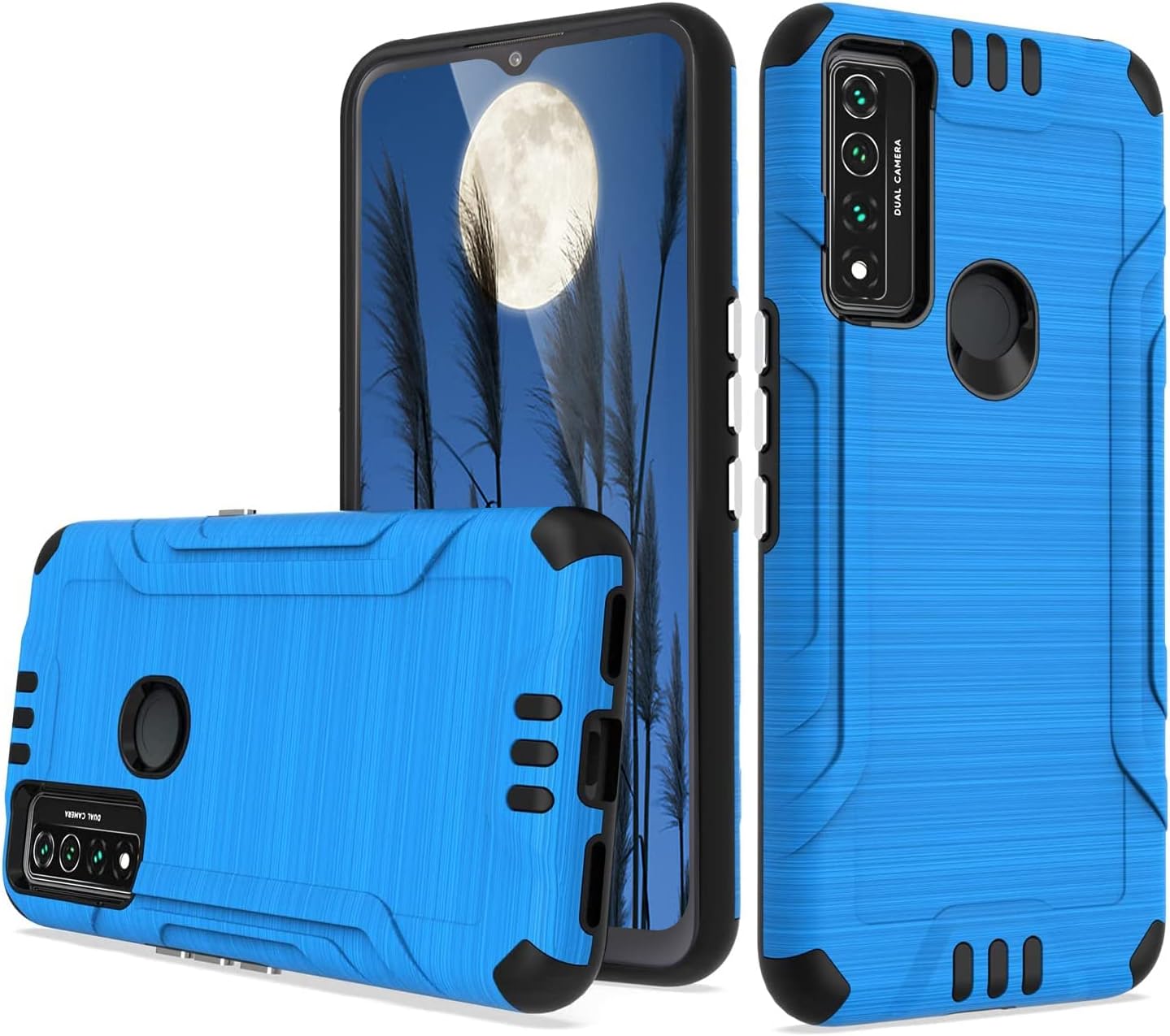 Amazon.com: TJS Compatible with Alcatel TCL 4X 5G (T601DL) Case/TCL 20 ...
