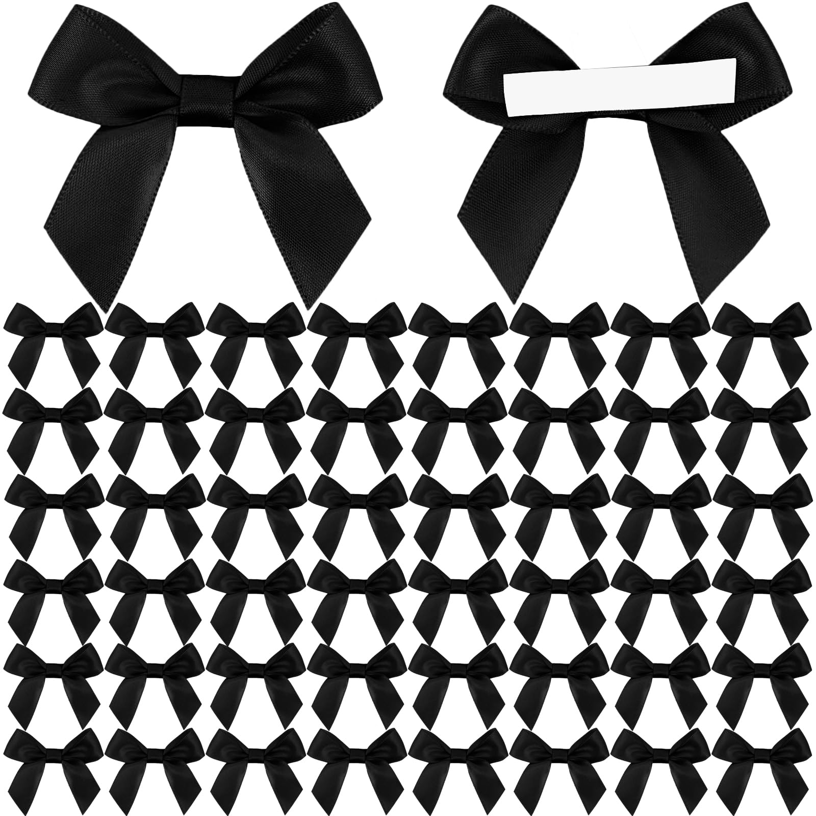 Amazon.com: 50 Pcs Premade Ribbon Bows Twist Tie Bows Baby Shower Bows ...