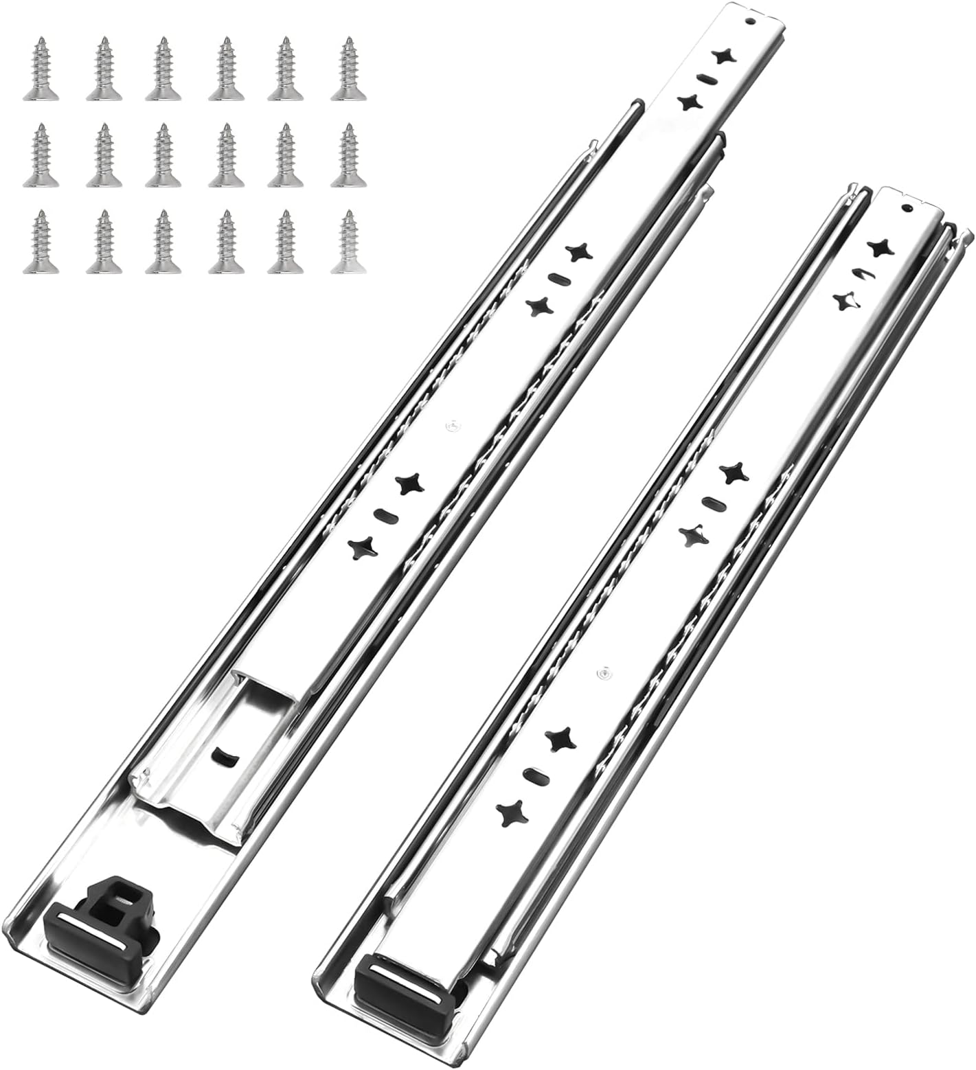 SLIDEWAY 32inch 120 Lb Heavy Duty Drawer Slides 1 Pair Full Extension ...