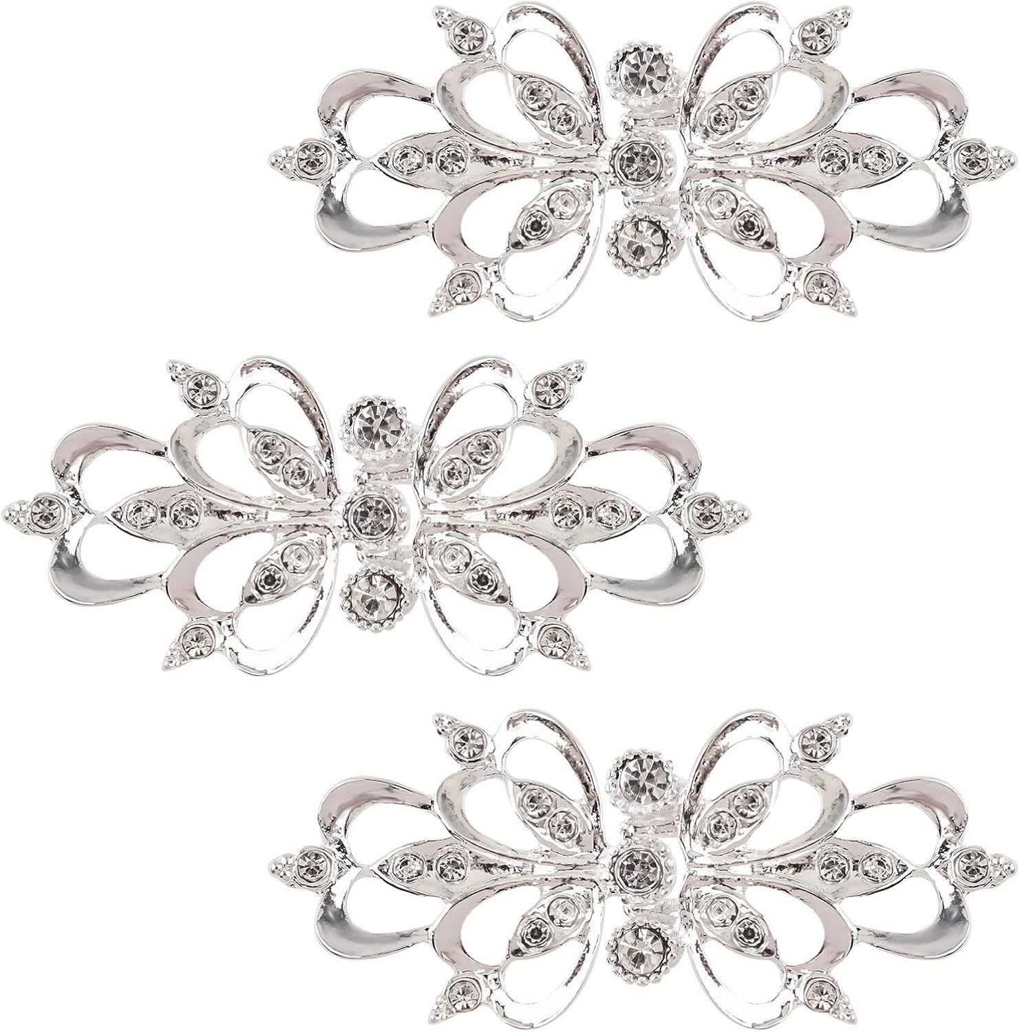 Amazon.com: WANDIC Cloak Clasp Fasteners, 3 Pair 6 * 2.6 CM Cape Clips ...