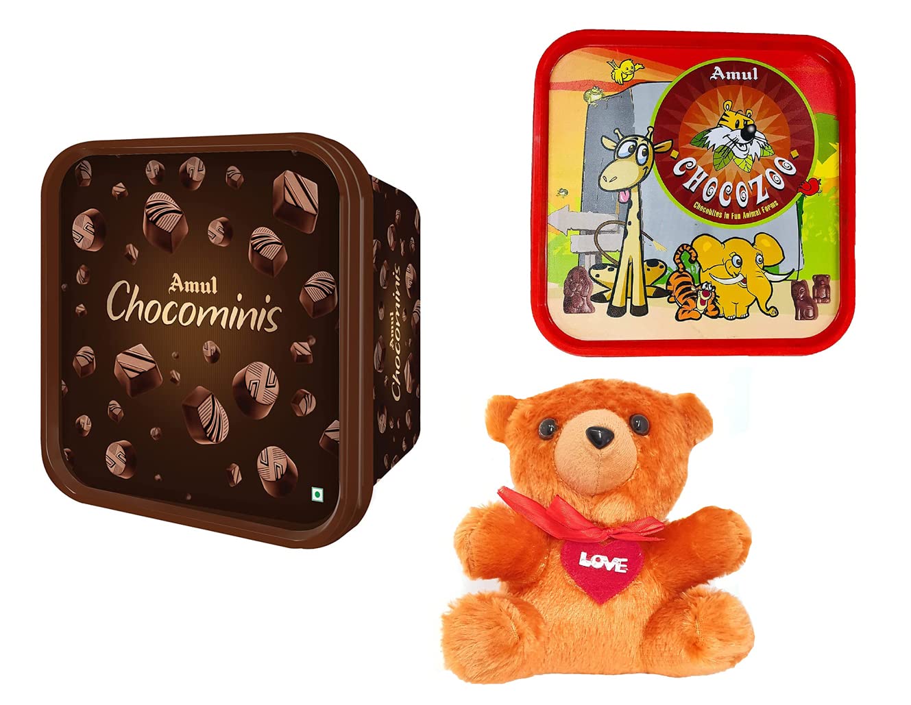 Buy The Rich Box - Valentine Chocolate Gift Hamper - Amul Chocomins and ...