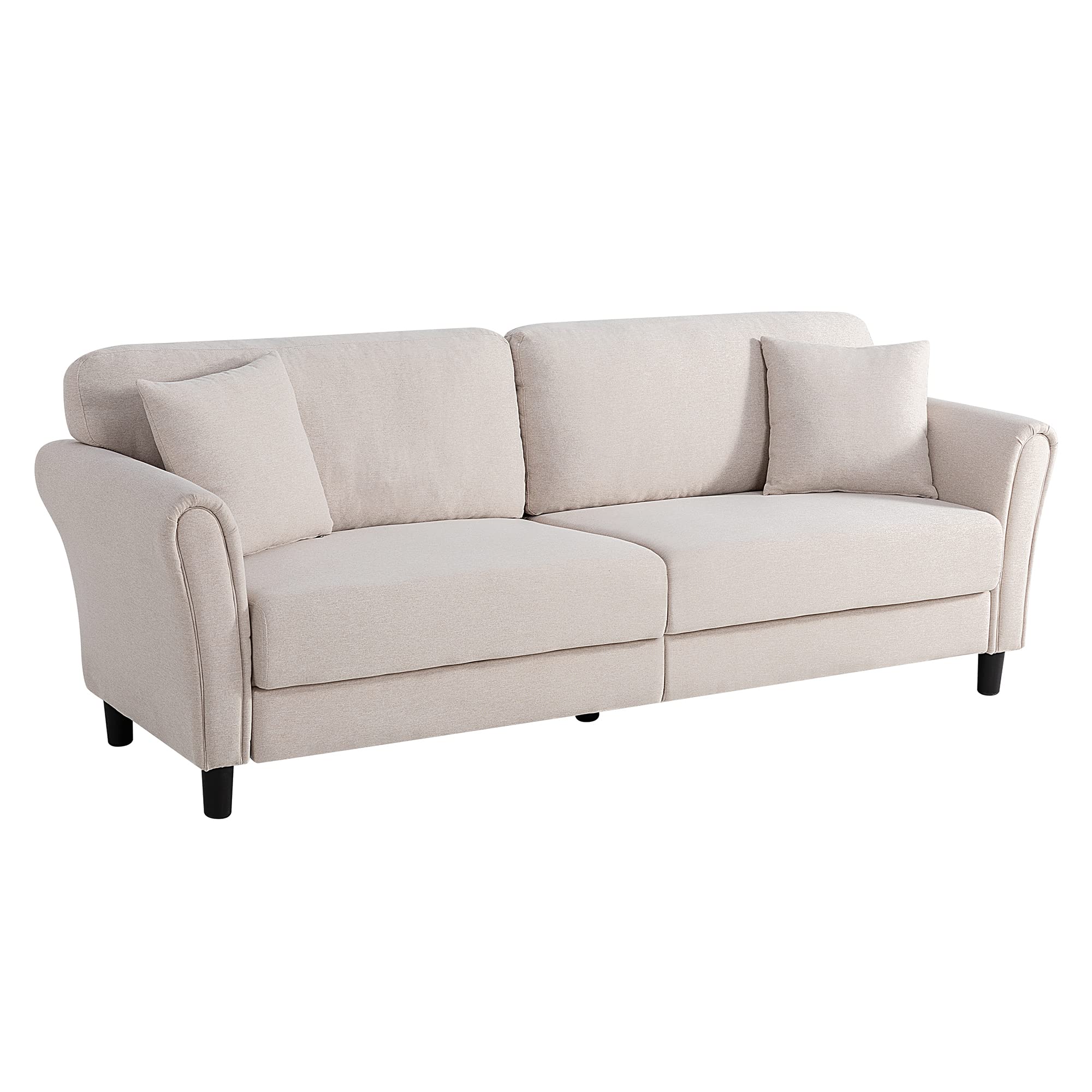 Shintenchi 87 inch Modern Sofa Couch for Livingroom, Mid-Century ...