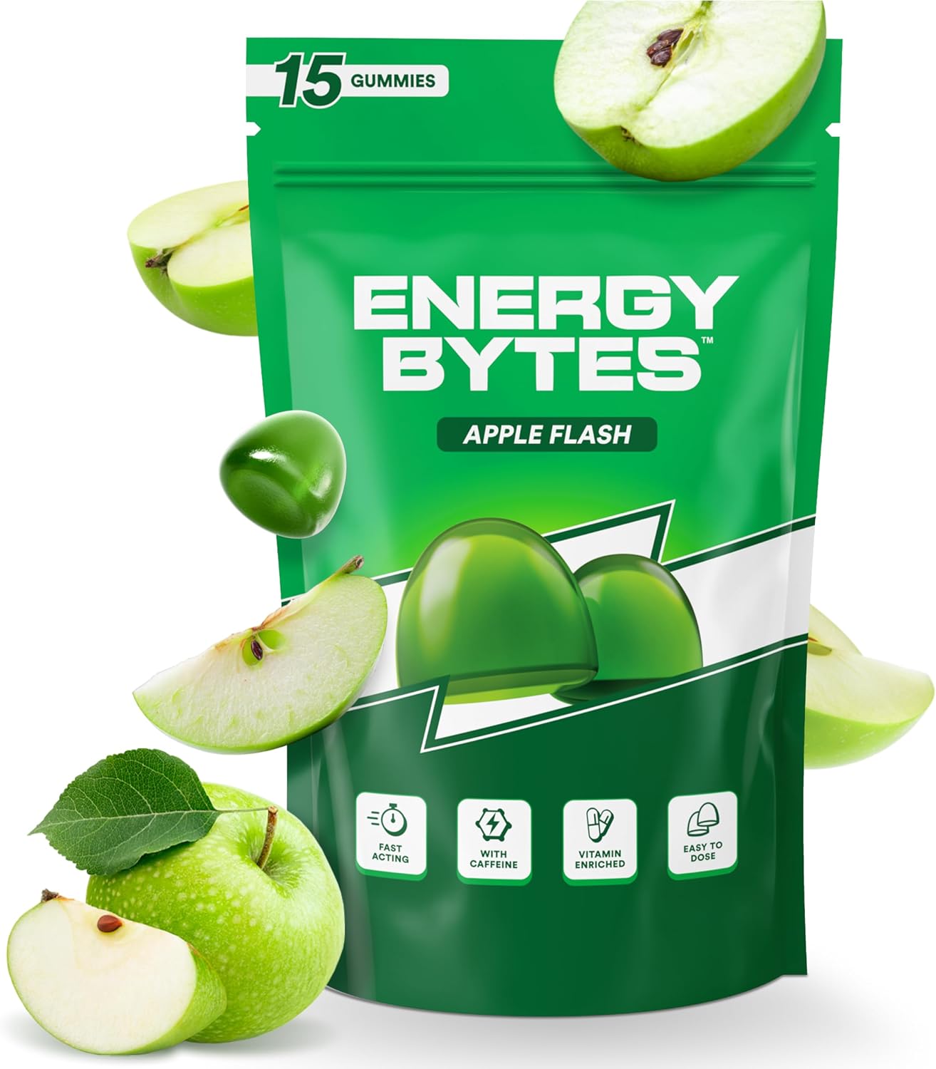 Energy Bytes Caffeine Energy Gummies - Fast, Delicious Boost for Focus ...