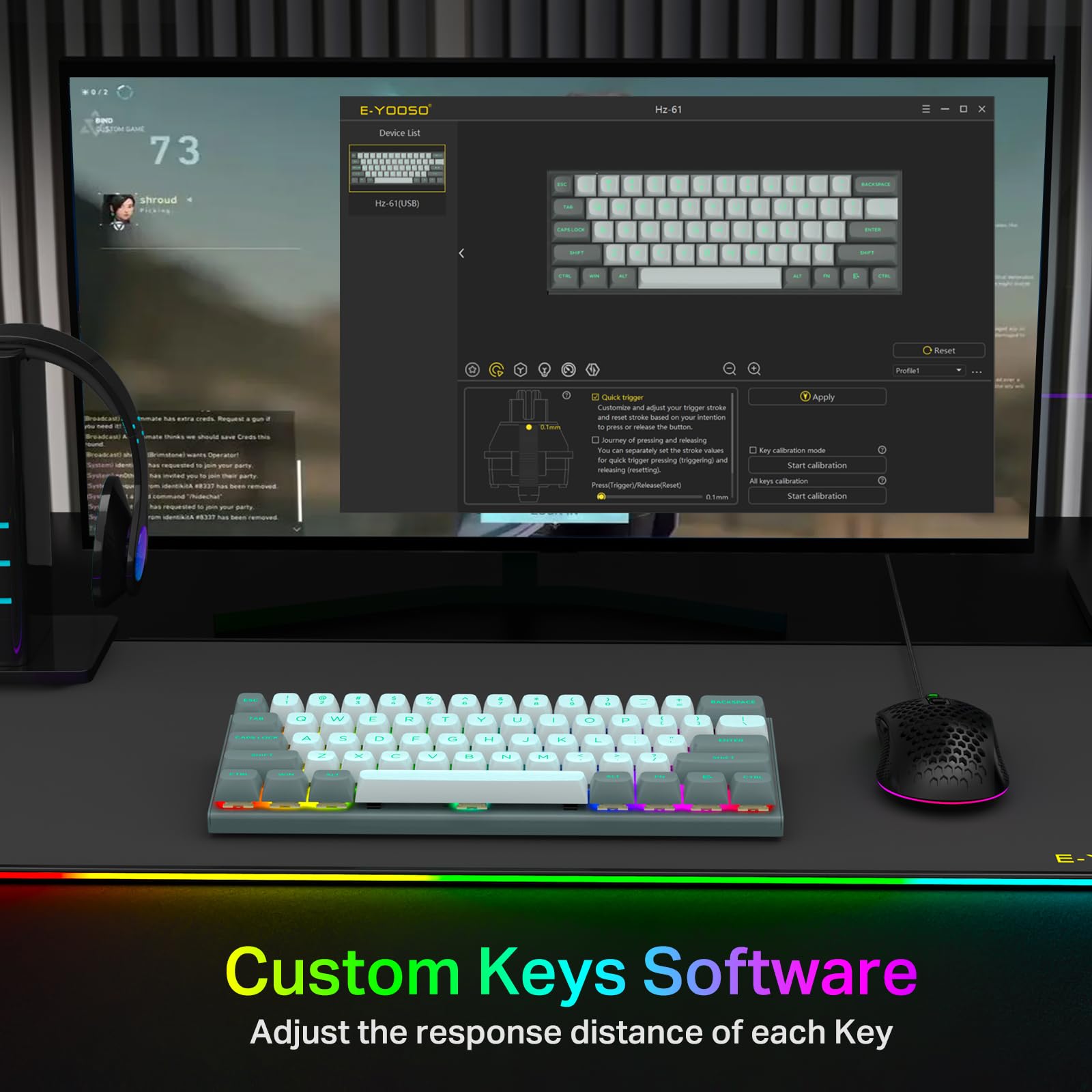 Snapklik.com : Magnetic Axis Rapid Trigger Mechanical Keyboard, Worlds ...