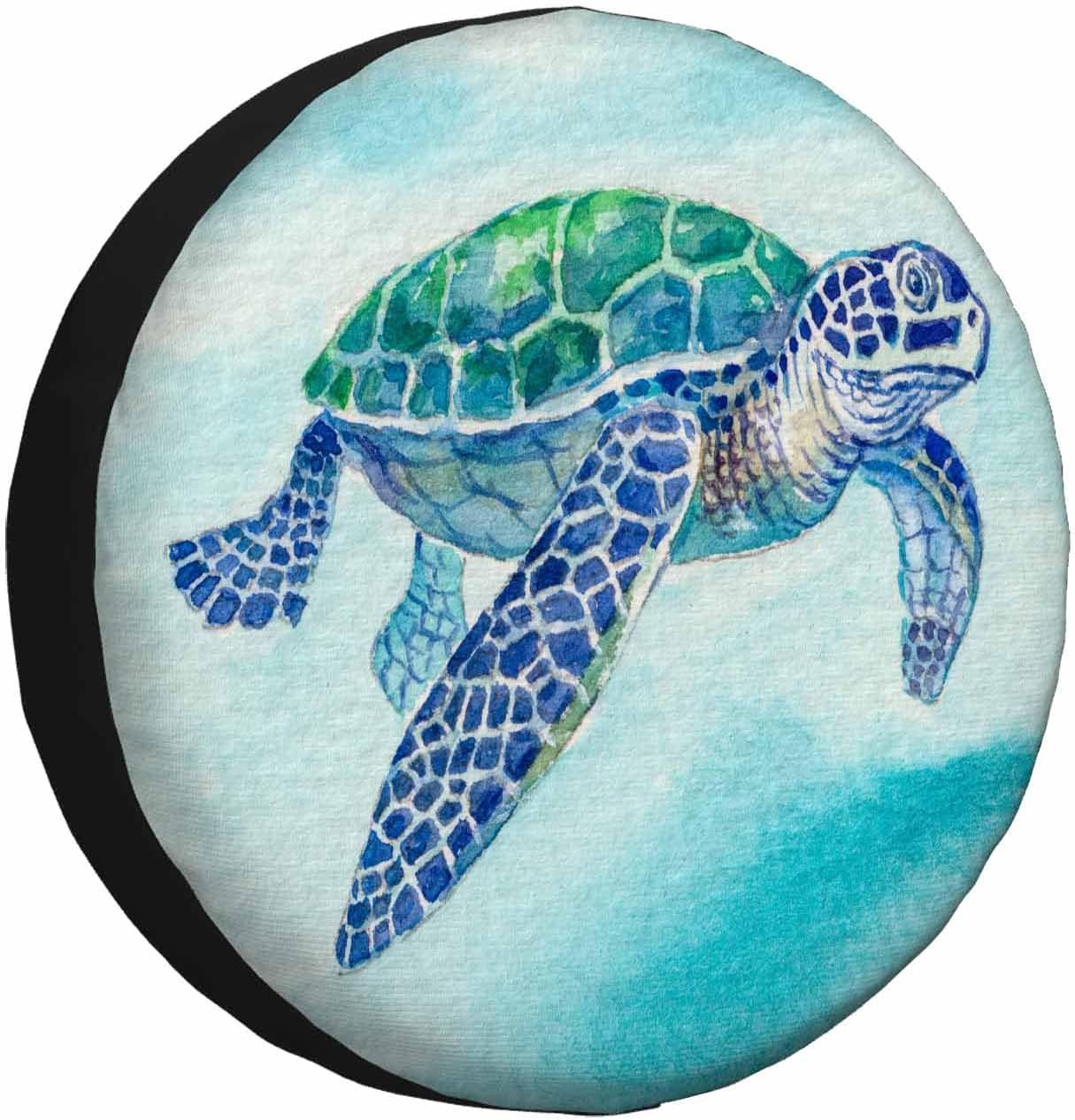 Amazon.com: MIYASANG Sea Turtle Spare Tire Cover Ocean Wildlife Animals ...