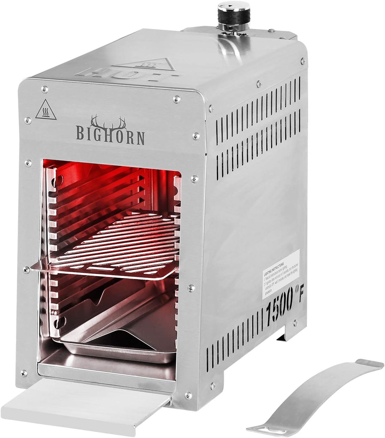 Amazon.com : Beefer The 1,500 Degree Grill - 100% Stainless Steel - The ...