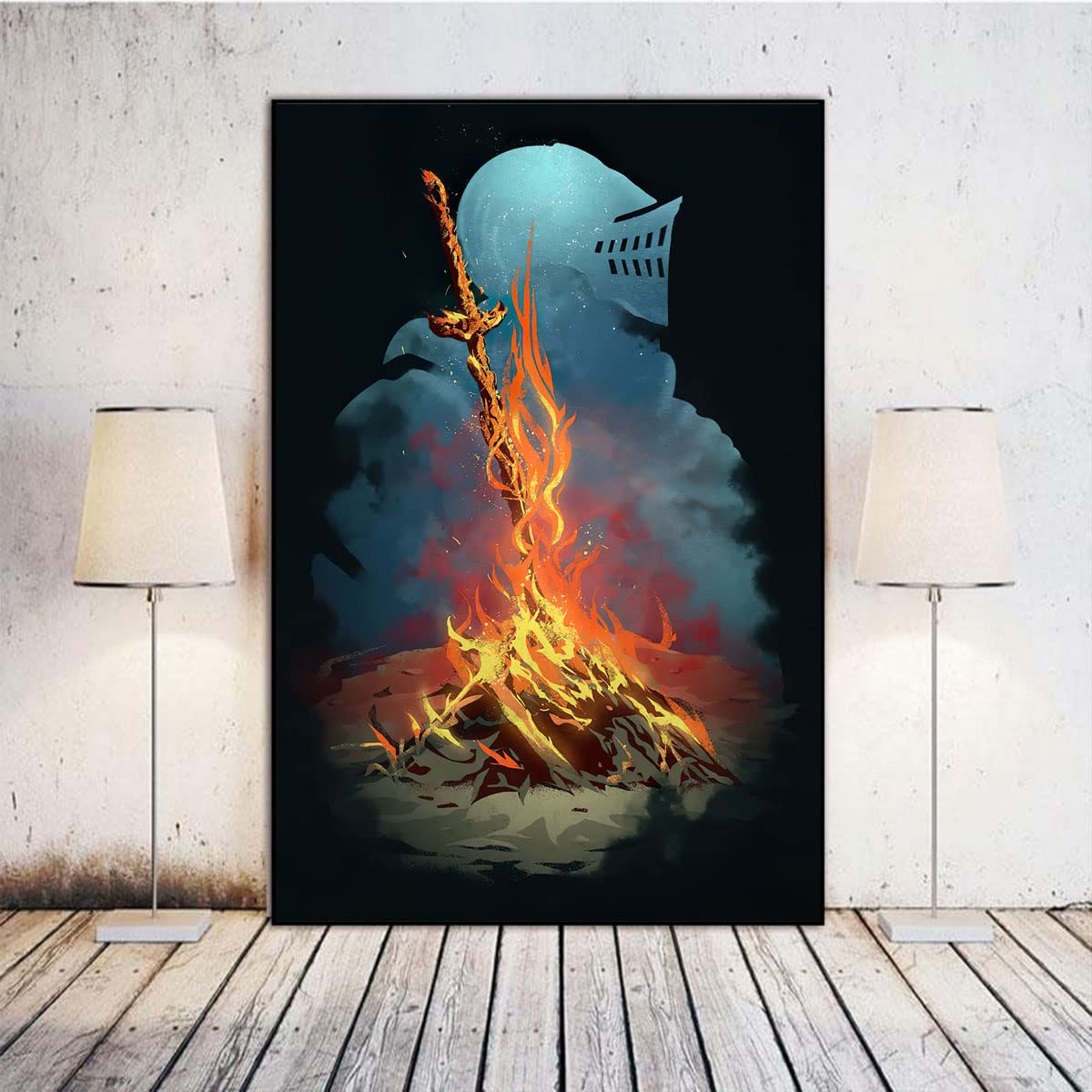 Dark Souls Bonfire Drawing