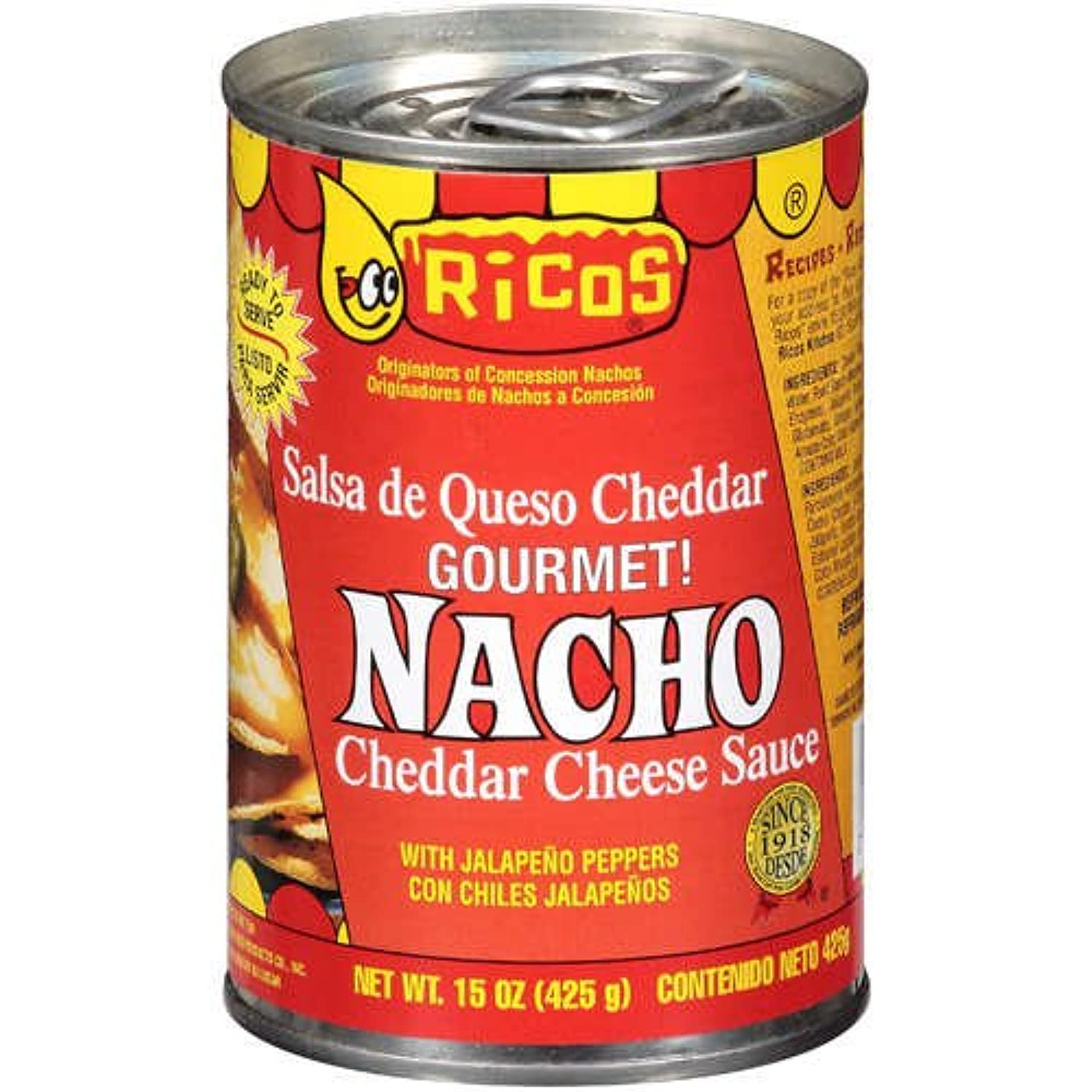 Buy Rico's Cheese Sauce 15oz Can (Pack of 6) Choose Flavor Below ...