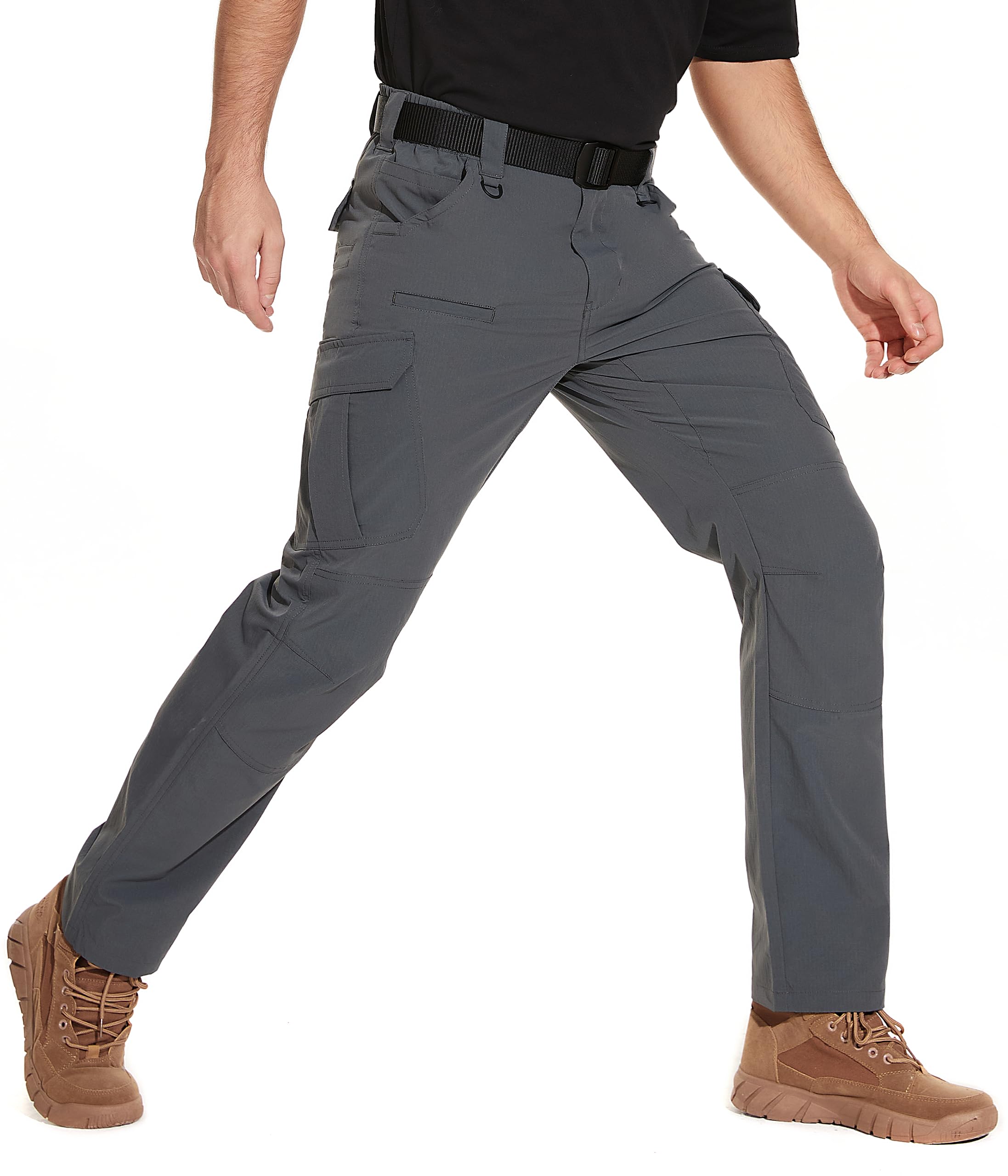 Snapklik.com : Tactical Pants For Men, Water Resistant Hiking Cargo ...