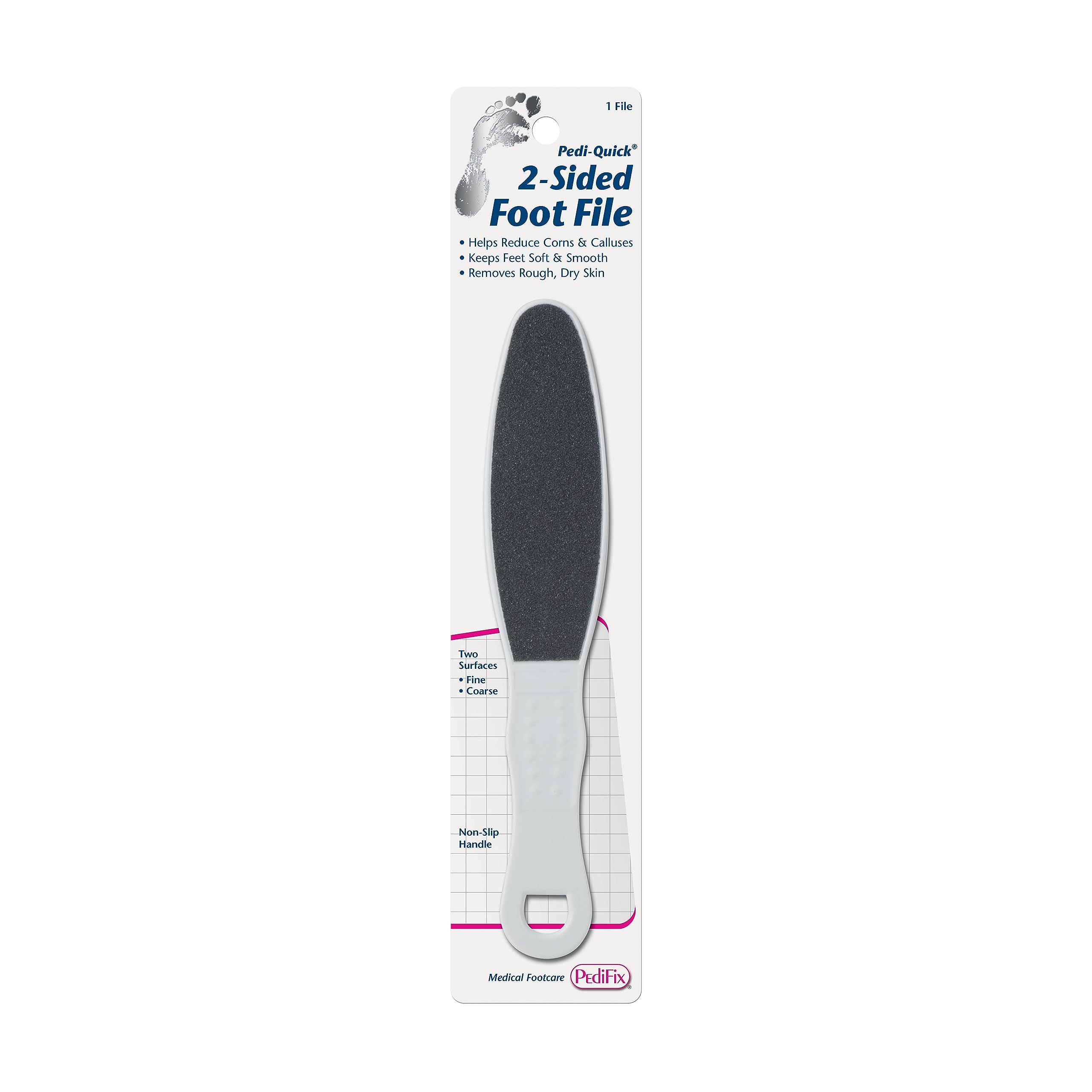 Amazon.com: PediFix Pedi-quick 2-sided Foot File- 1 count : Beauty ...