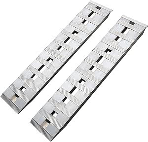 Amazon.com: 2pcs Aluminum Trailer Ramps, 6000lbs 60" x 12" Heavy-Duty ...
