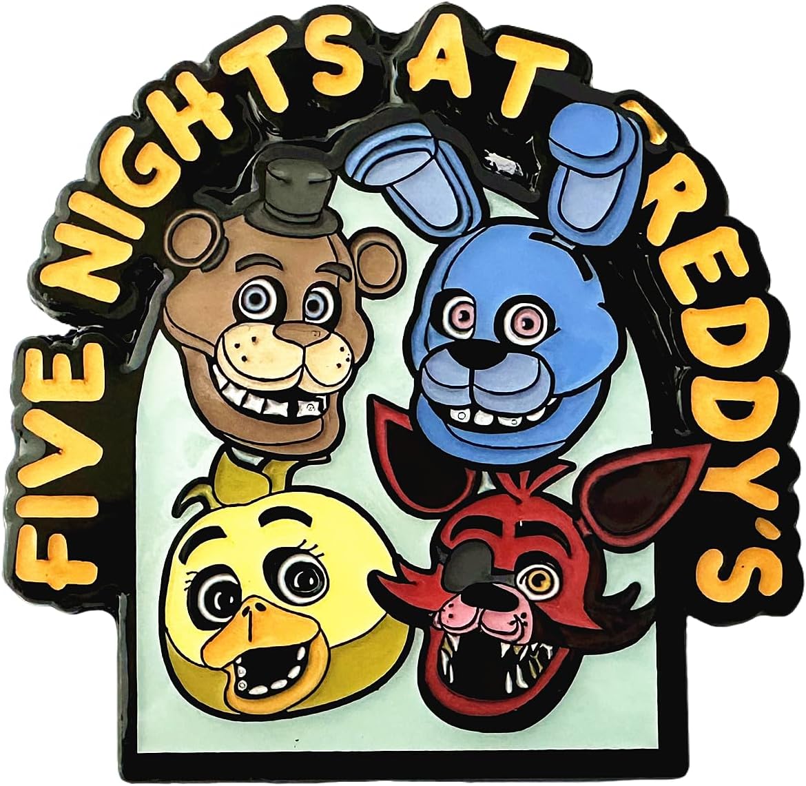 Amazon.com: Five Night Freddys Pin Zinc Alloy Anime Cartoon Horror Pin ...