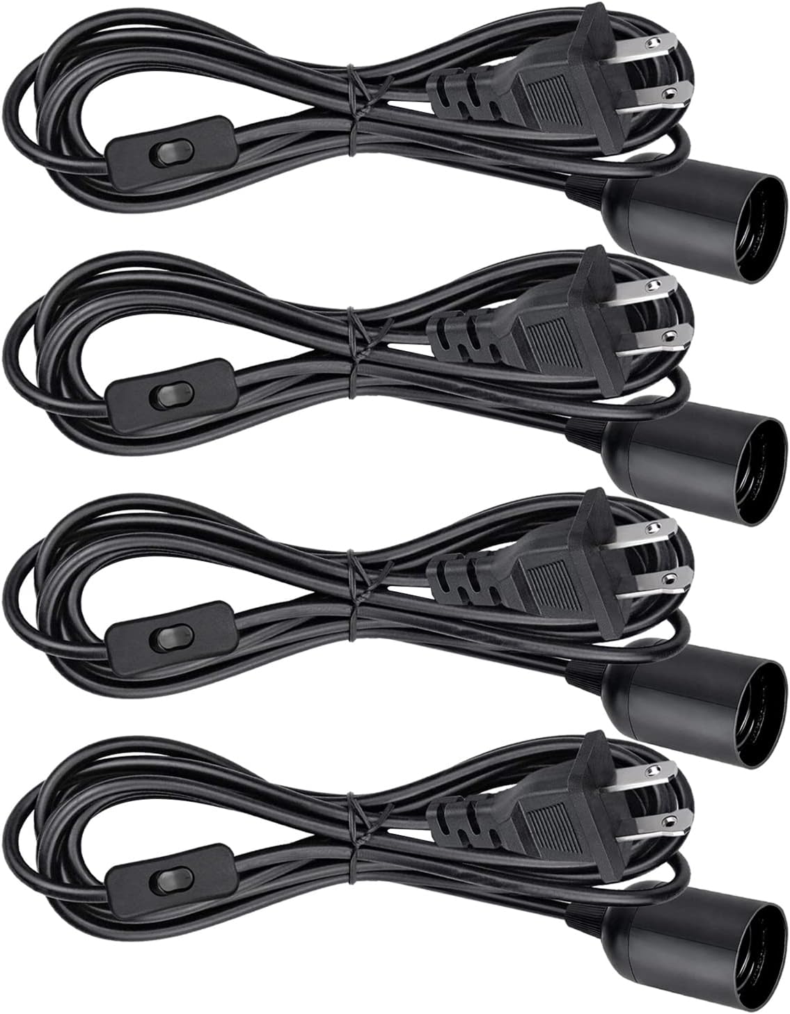 5ft 1-Socket Mini Pendant Light, Heavy Duty Weatherproof Patio String ...