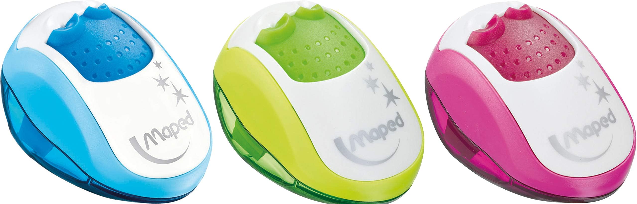 Maped Clean 2-Holes Sharpener : Amazon.co.uk: Stationery & Office Supplies