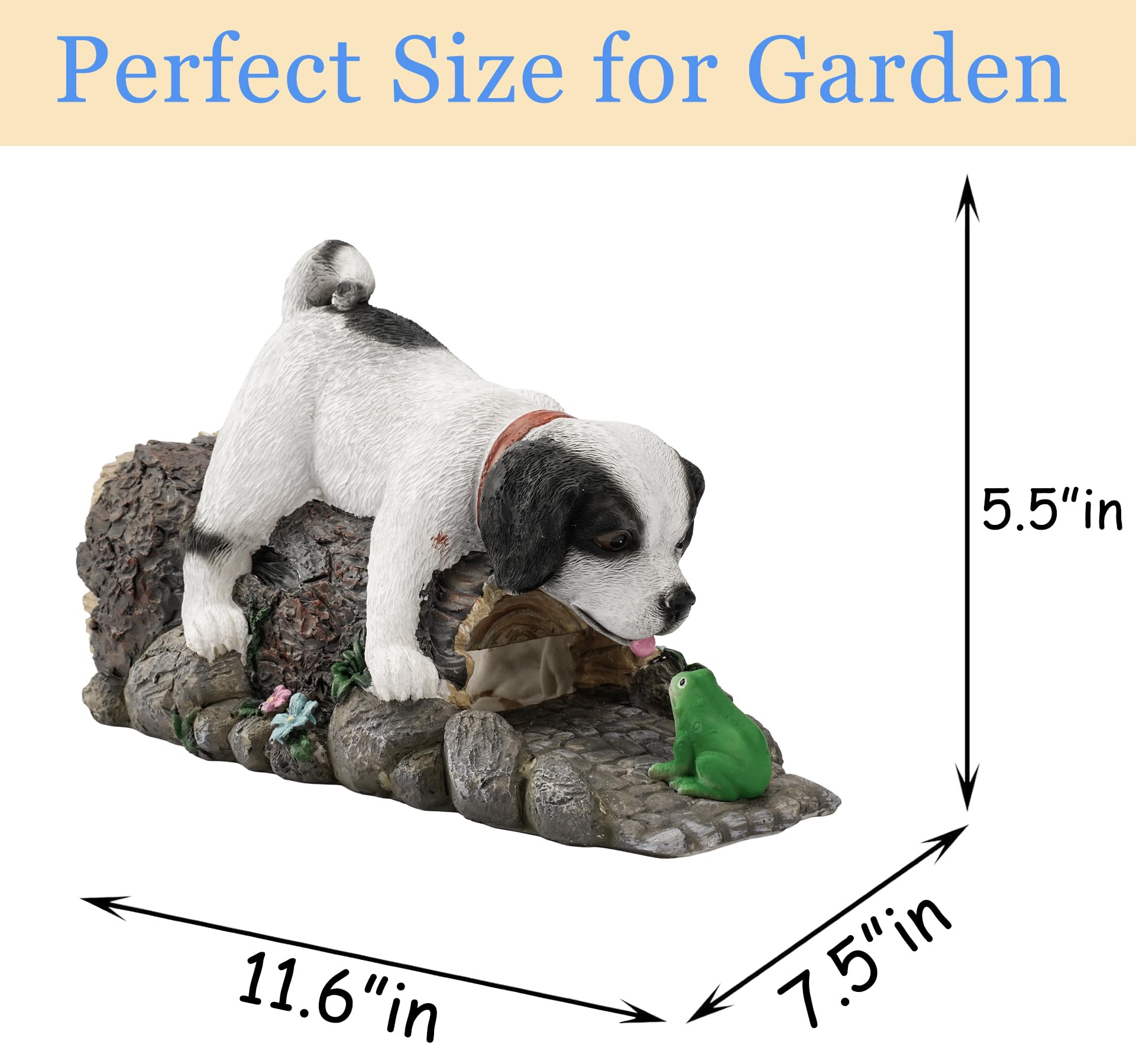 Snapklik.com : Funny Dog Gutter Downspout Statue, Splash Block, Eco ...
