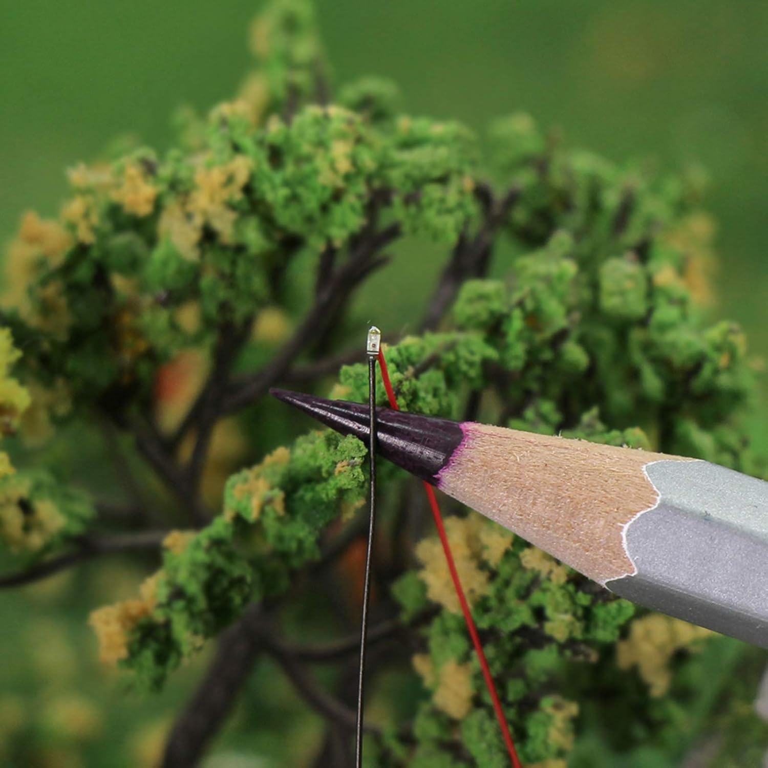 Evemodel Pre-soldered Red SMD Led 0402 Light 12V Wired Resistor 20cm ...