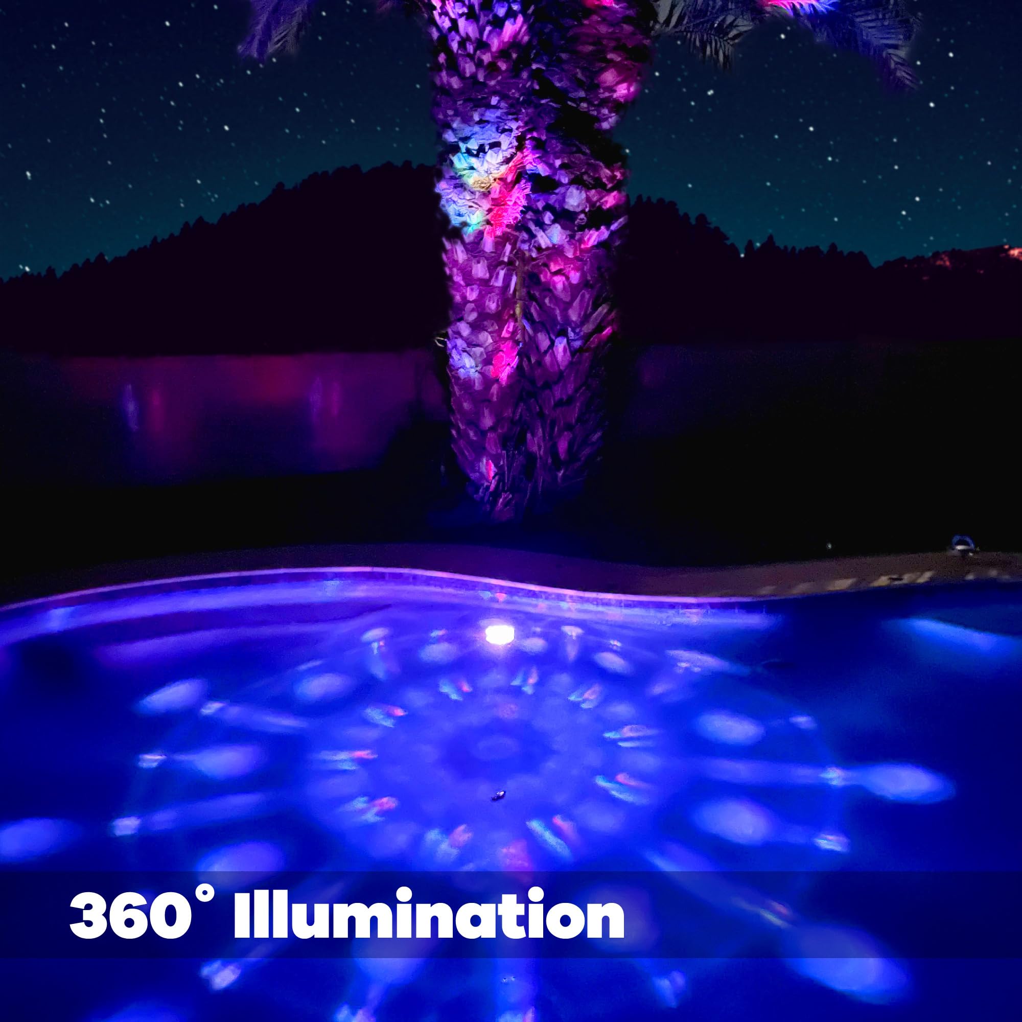 Color Changing Led Light Show 7FT Outdoor Christmas Tree, RGB Color