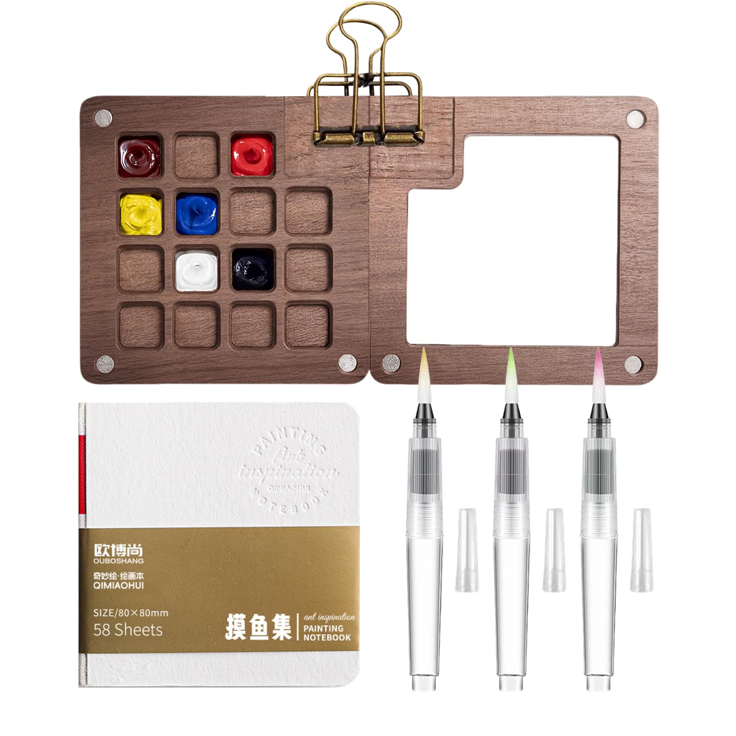 Palette Aquarelle Mini Carnet De Croquis Aquarelle Pour Artists