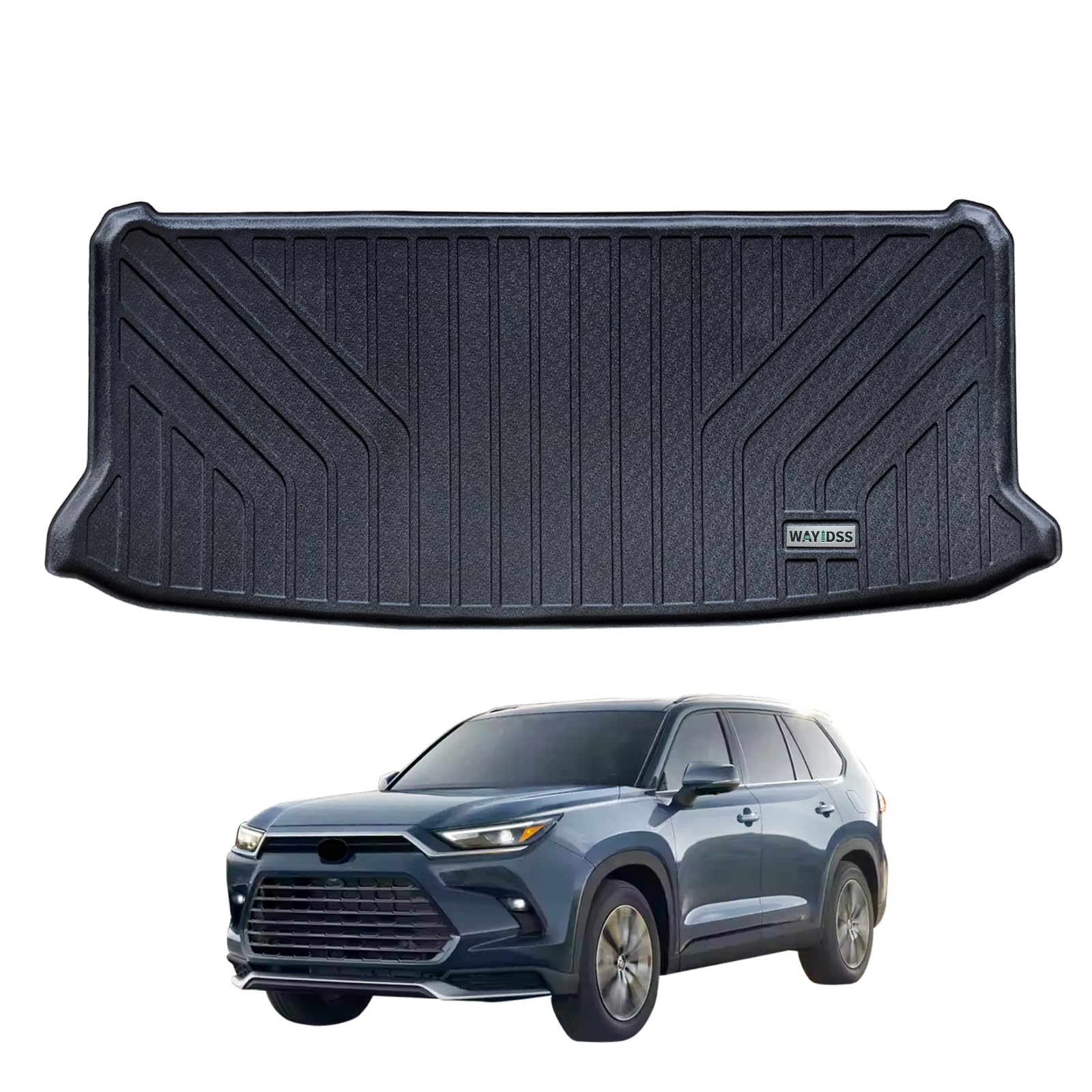 WAYIDSS Trunk Mat Custom Fit for 2024 Toyota Grand Highlander (Include ...