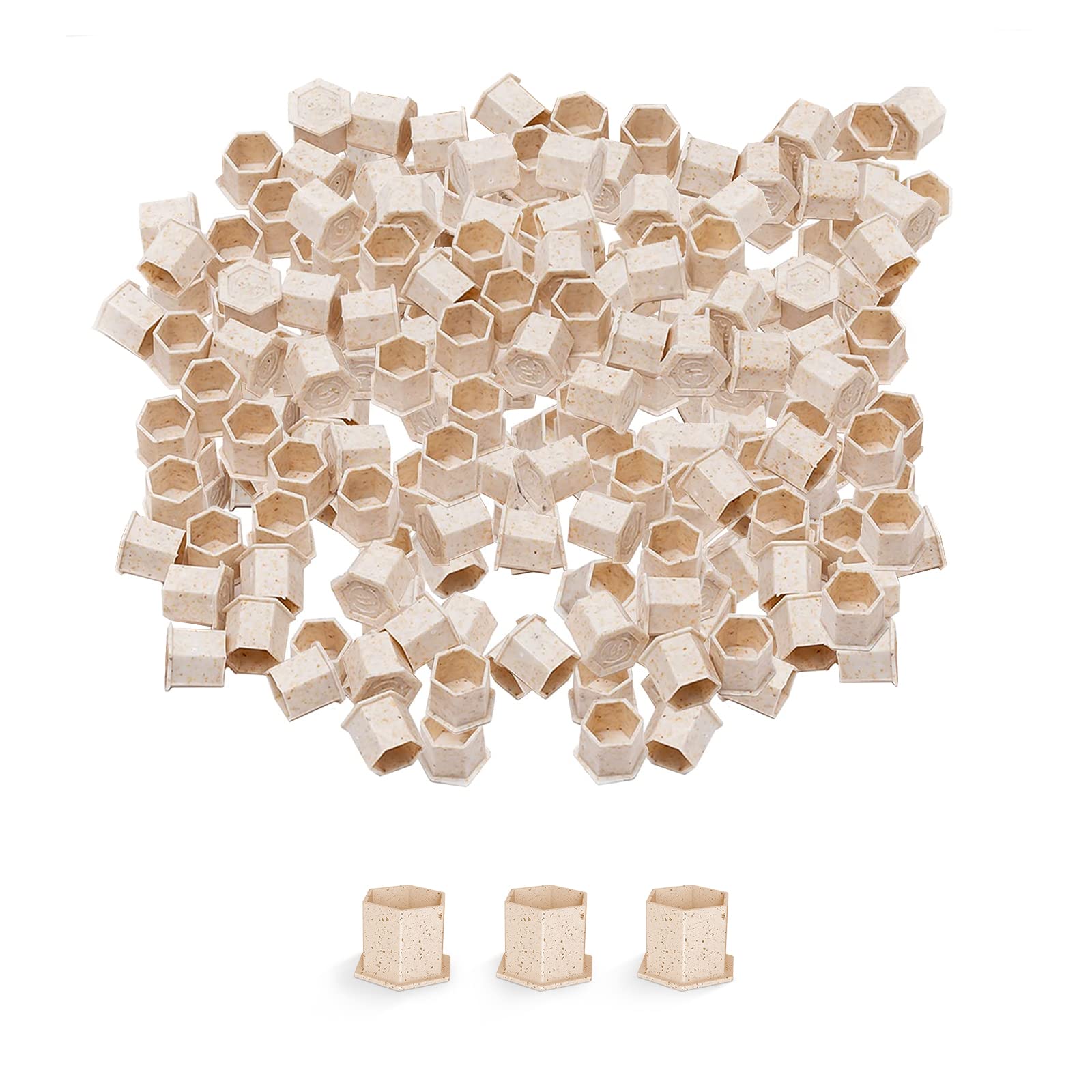 Amazon.com: EZ Tattoo Ink Caps Small 10mm - 200pcs Biodegradable ...