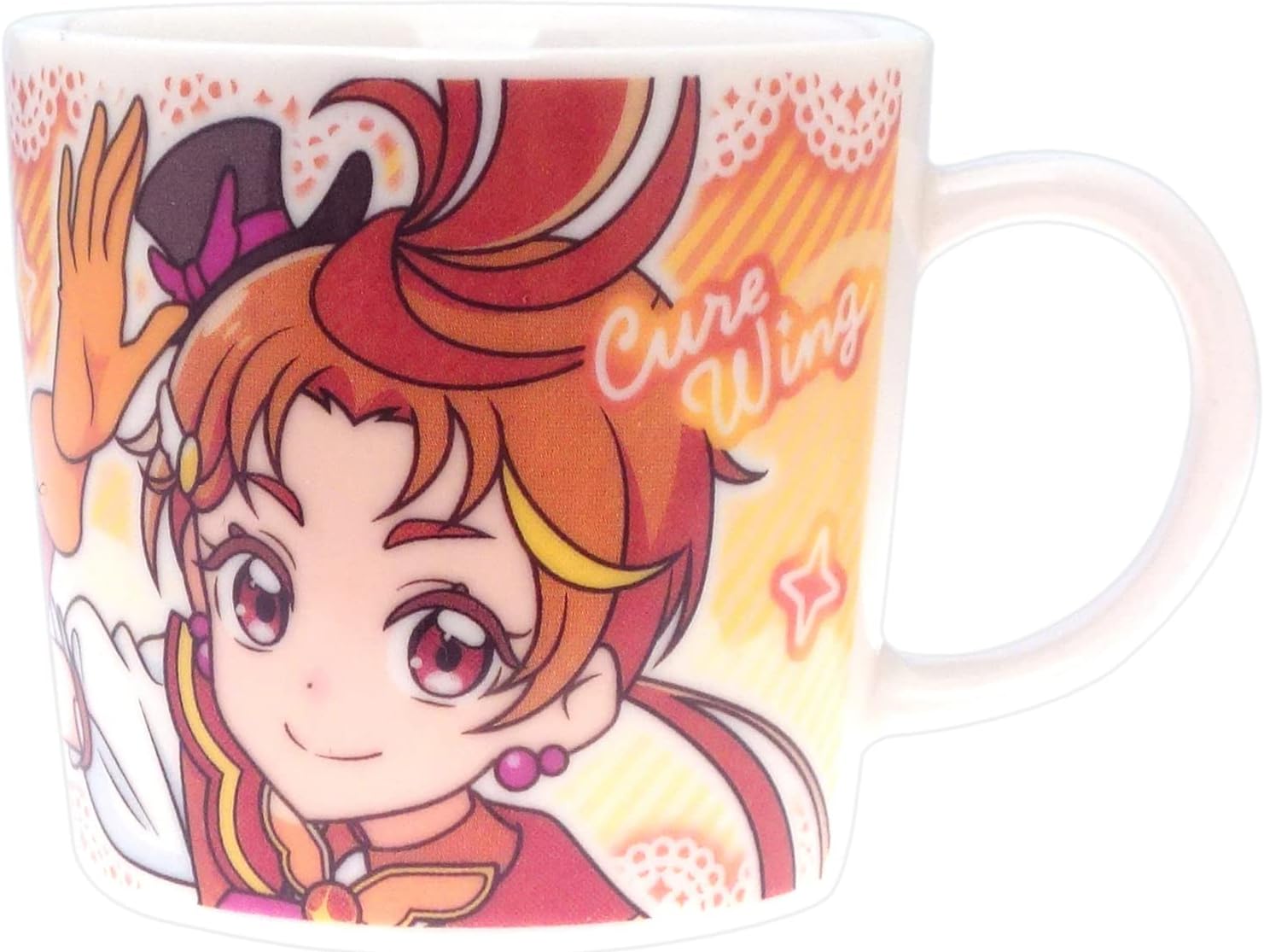 Amazon.co.jp: 金正陶器(Kaneshotouki) ひろがるスカイ!プリキュア マグカップ フェイスマグ S 約240ml キュアスカイ グッズ 食器 日本製 068121 ...