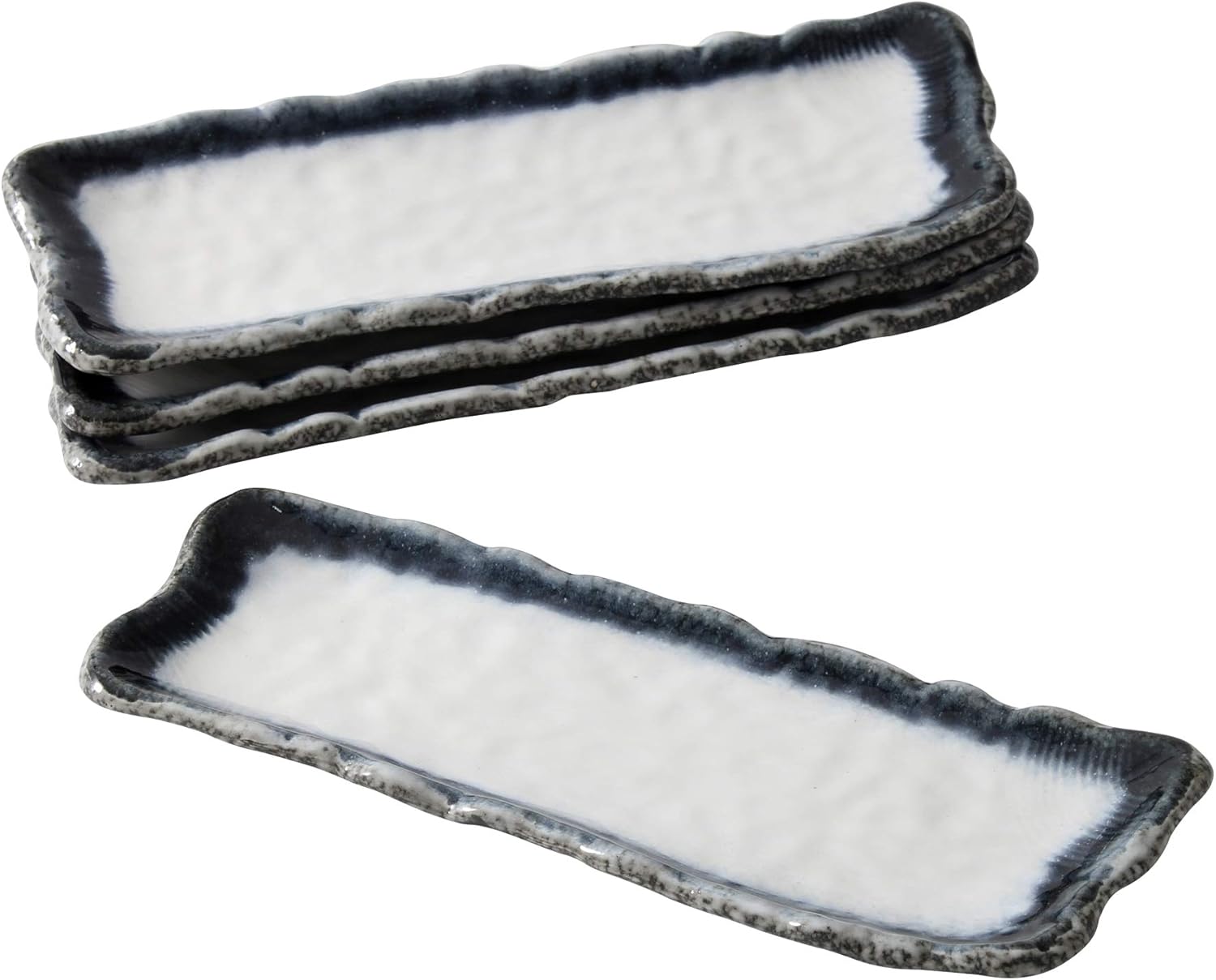 Amazon.com | Uaral Japanese Sushi Plates Stoneware Sushi Plate Set ...