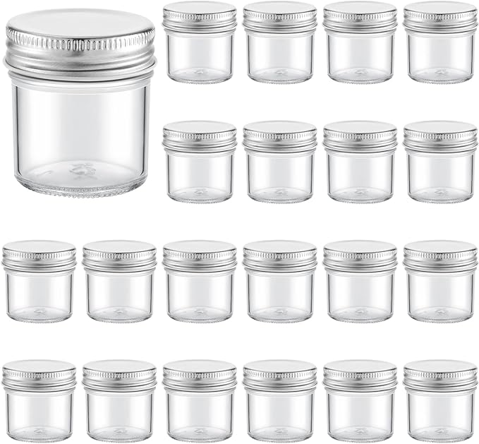 Amazon.com: 24 Pcs Mini Mason Jar Shot Glasses 2 oz Mason Jars with ...