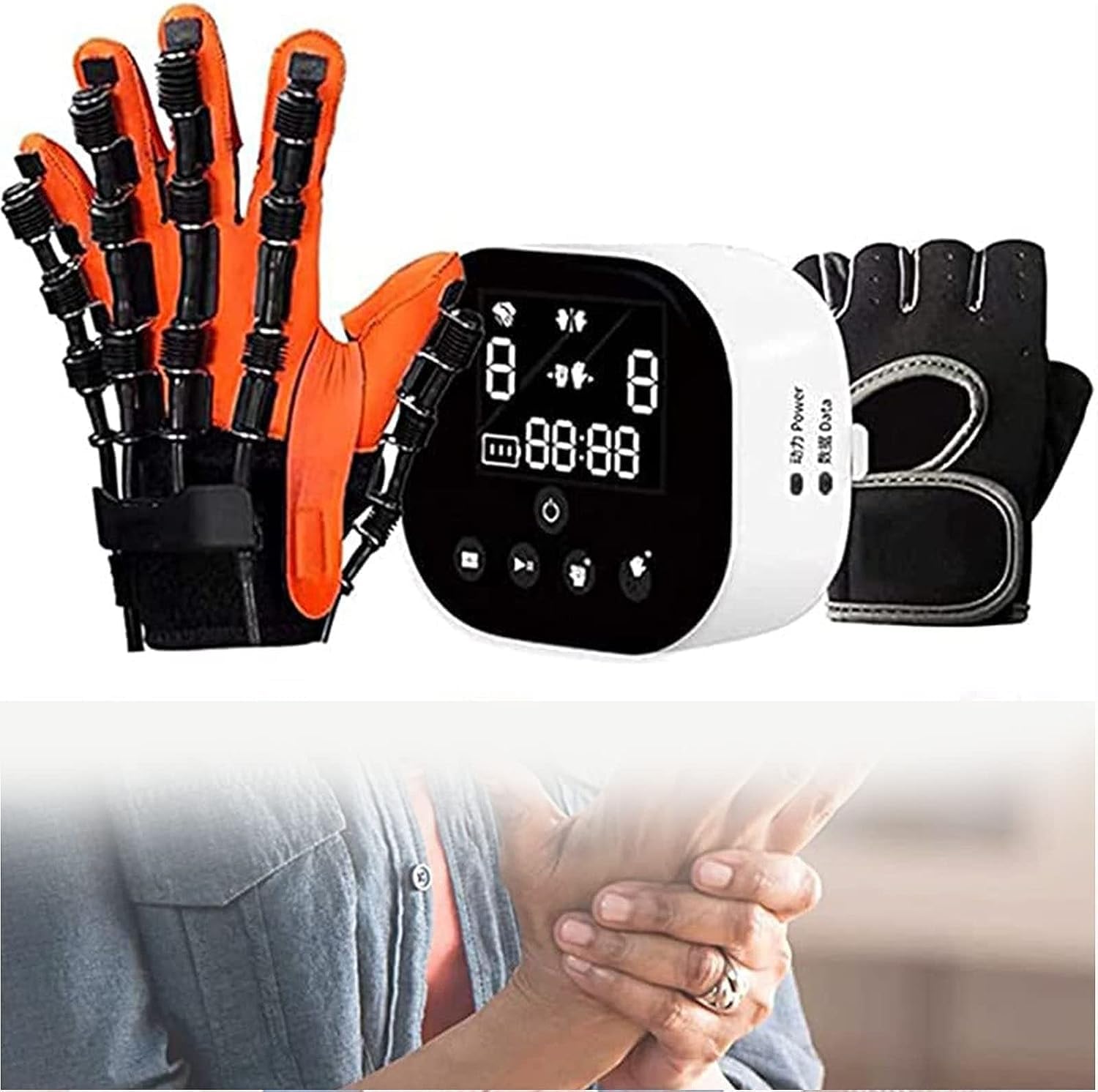 DMMFTERL Handtrainer Rehabilitationsroboter Pneumatische Handschuhe ...