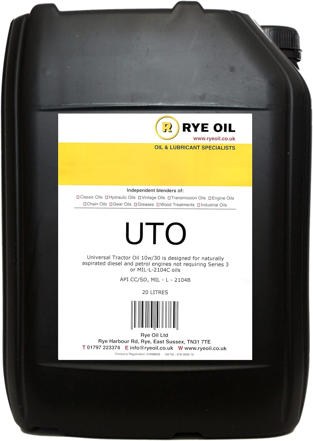 UNIVERSAL TRACTOR OIL 10W/30 20LTRS : Amazon.co.uk: Automotive