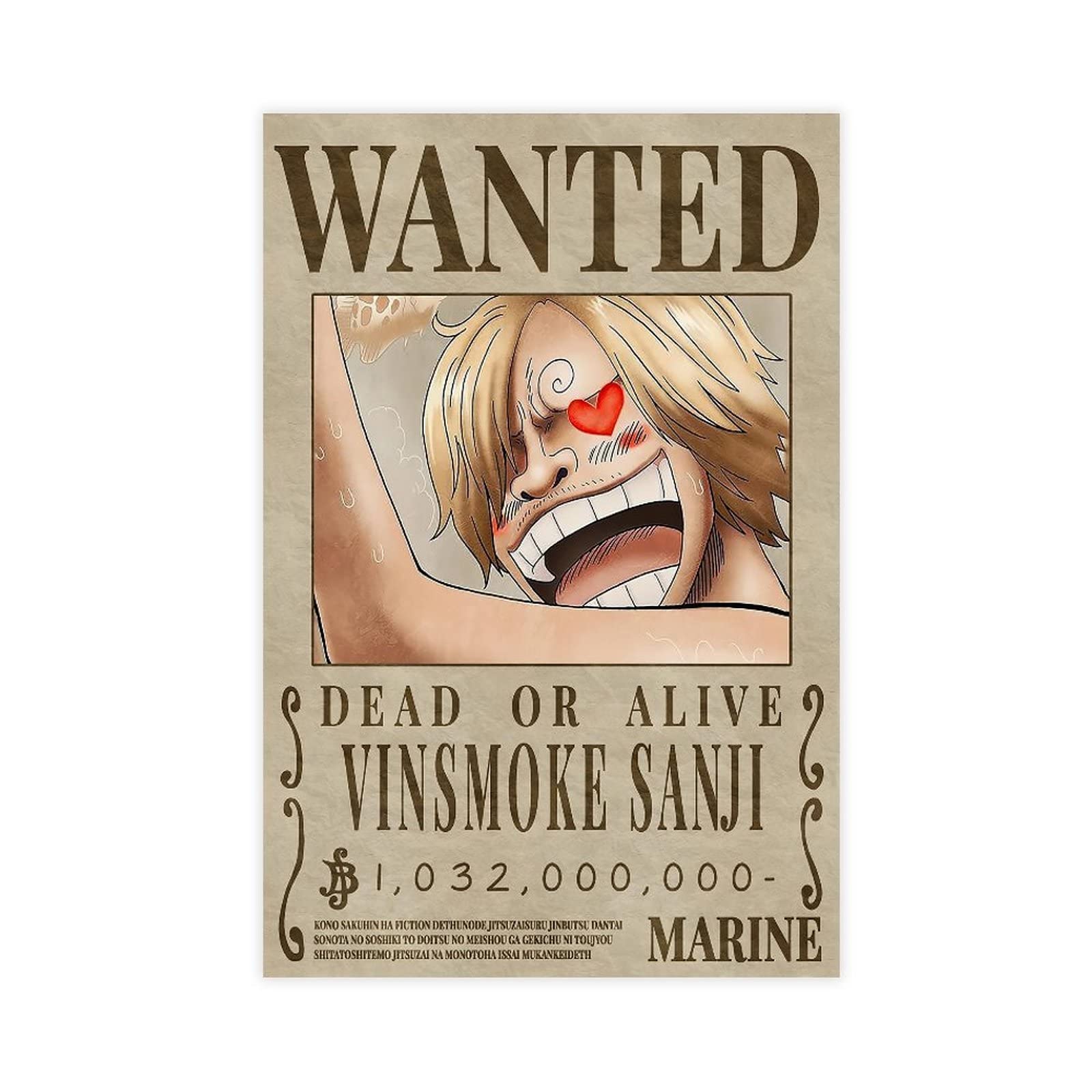 Sanji Wanted Poster