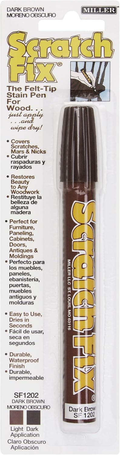 Amazon.com: Miller SF1202 Wood Stain Scratch Fix Pen / Wood Repair ...
