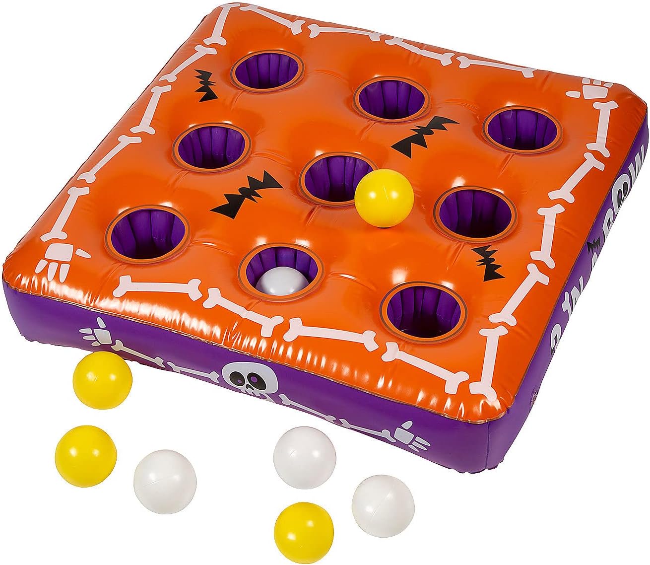 Amazon.com: Fun Express Inflatable 3 in a Row Halloween Game : Toys & Games