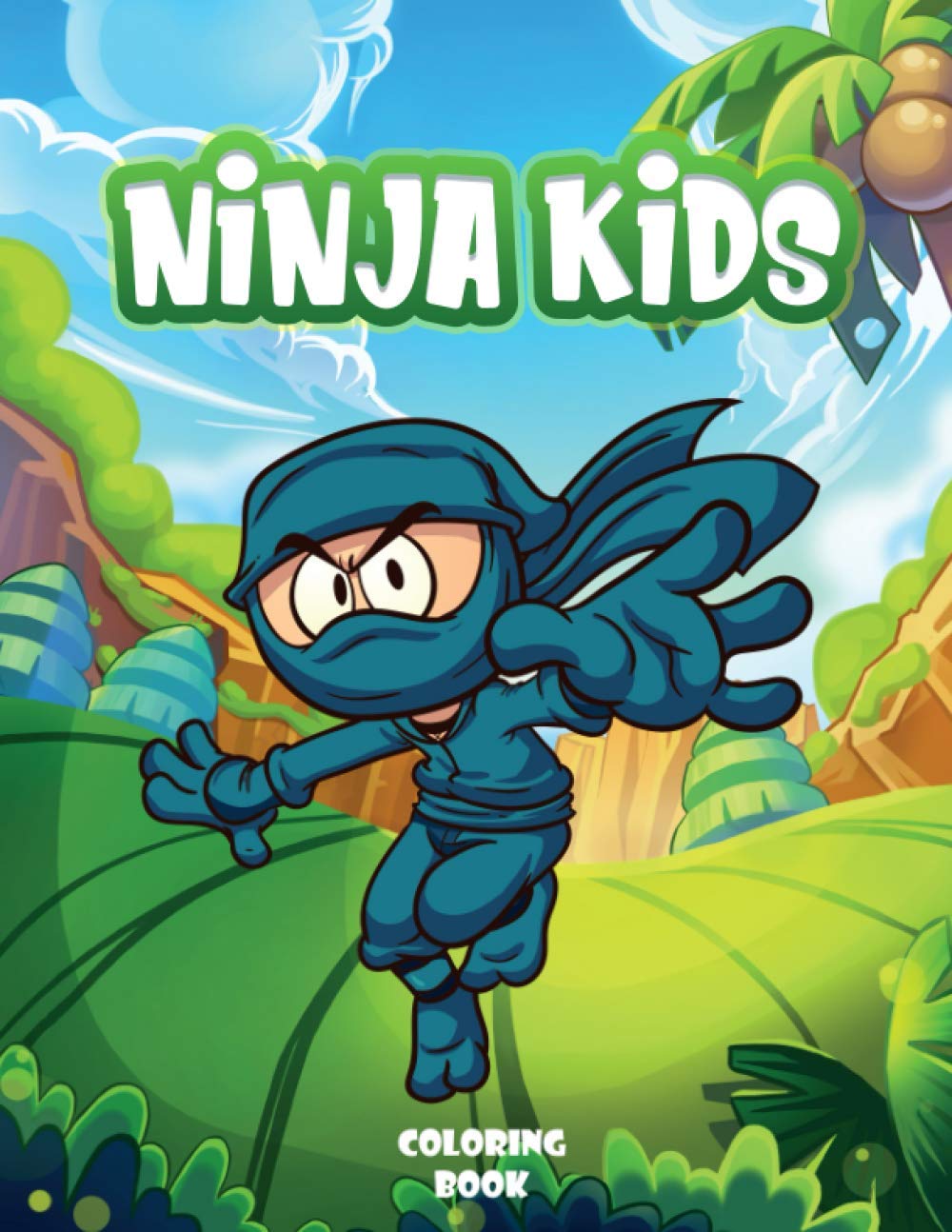 Ninja kids: Ninja Coloring Books for Kids: The Big Ninja Coloring Books ...