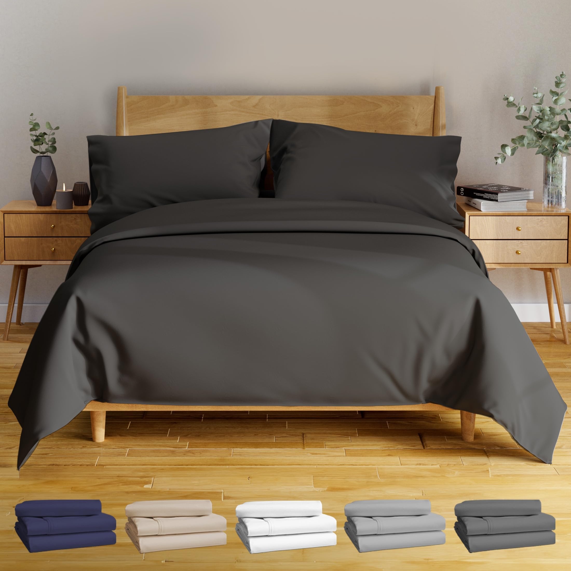 Amazon.com: Zen 1800 Series Luxury Bed Sheets - Eco-Friendly ...
