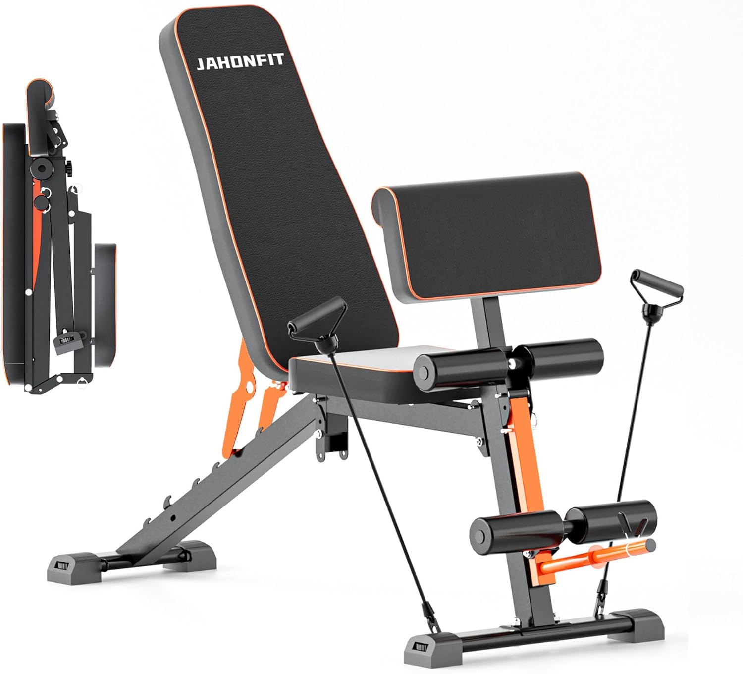 Amazon.com : Adjustable Weight Bench,Foldable Incline Decline Workout ...