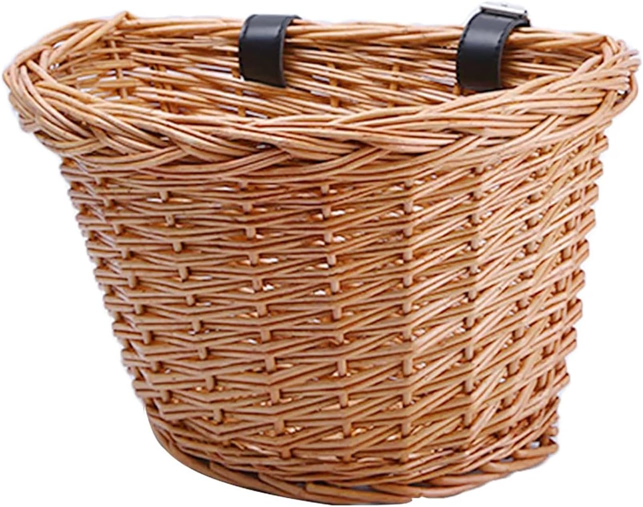 Amazon.com: Syhonic Wicker Woven Front Handlebar Bike Basket,Bicycles ...