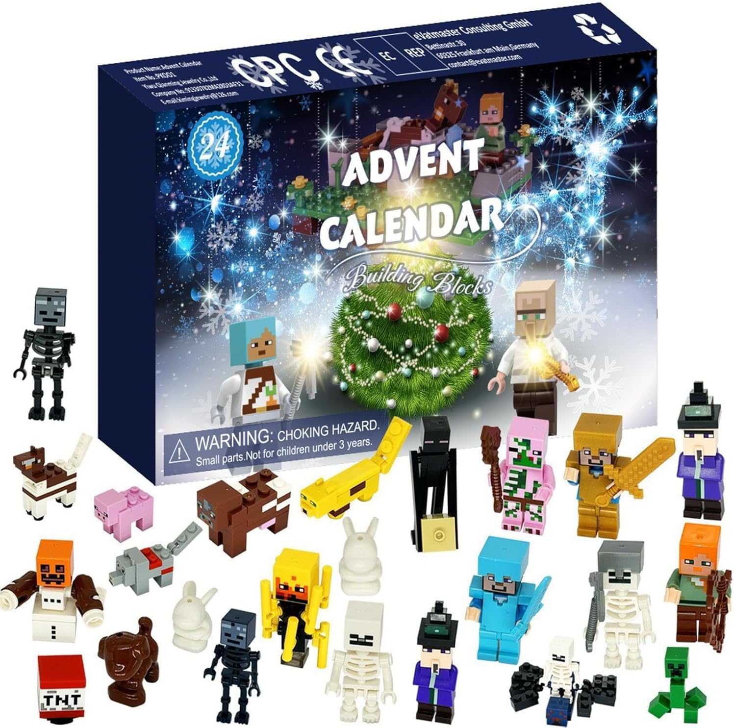 2024 Christmas Advent Calendar,Advent Calendar Kit Includes 24 Robot ...