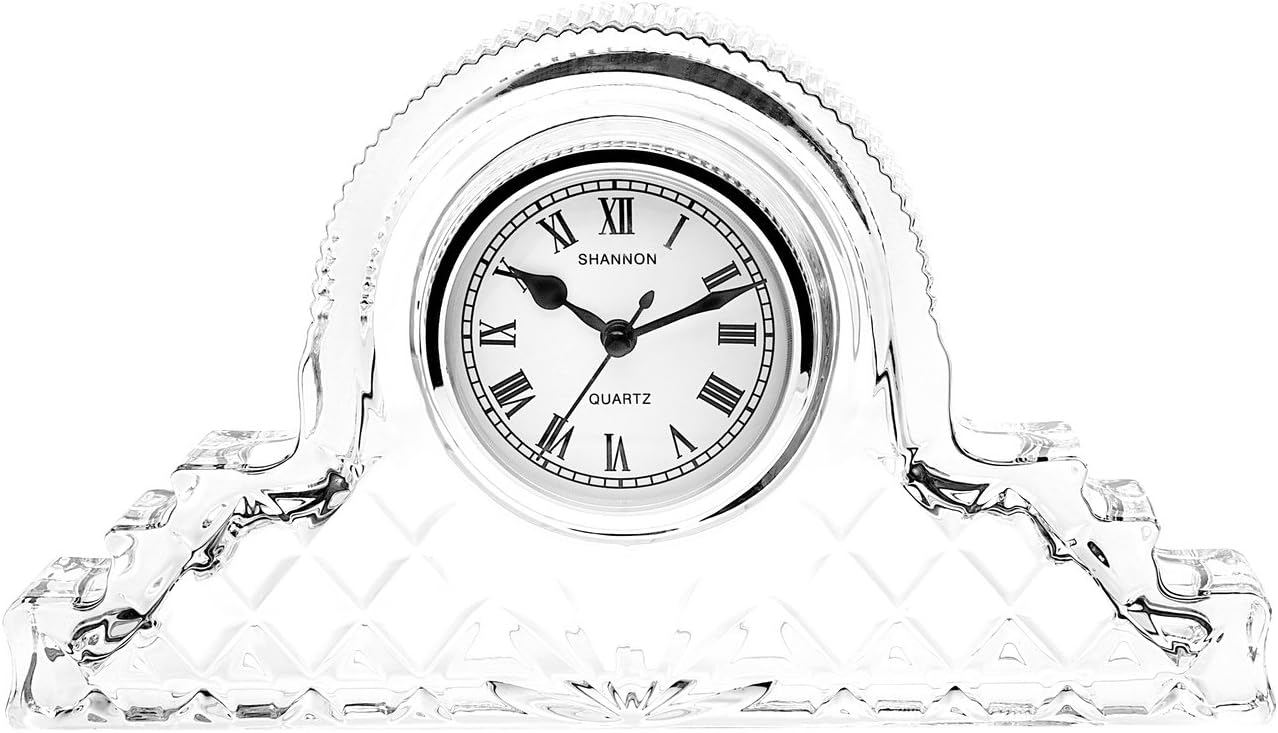 Amazon.com: Godinger Mantle Clock, Desk Clock, Tabletop Clock, Office ...