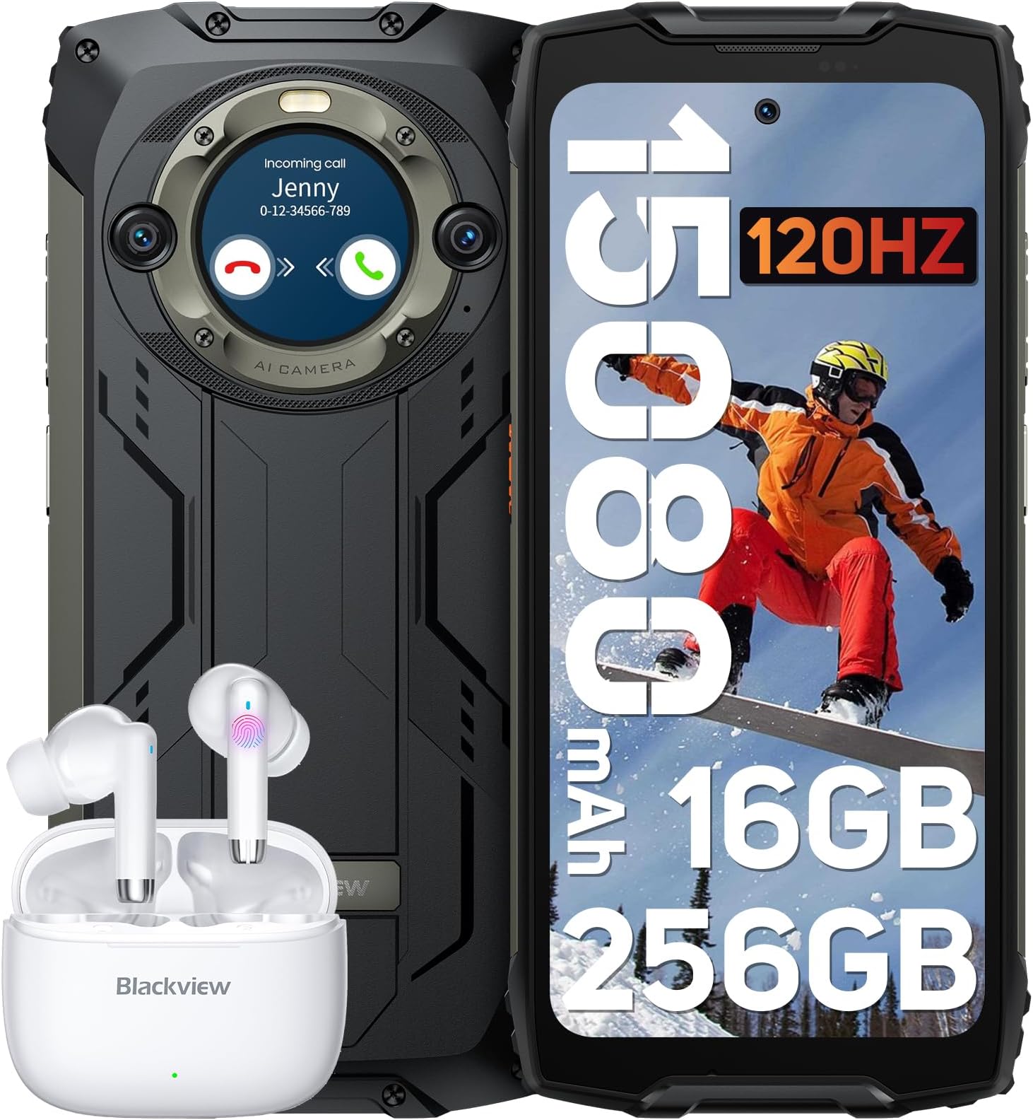 Amazon.com: Blackview BV9300Pro Rugged Smartphone Unlocked 2024, 16GB ...