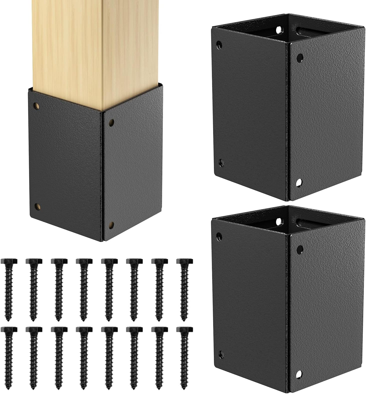 Amazon.com : FMhotu Post Base Protectors (Range 3.3-6in), Adjustable ...