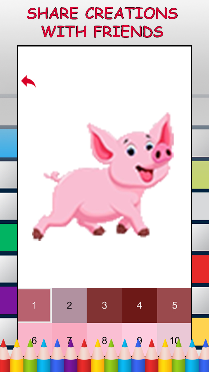 Buy Pigs Color by Number - No Ads Pixel Art Game - Coloring Book Pages ...