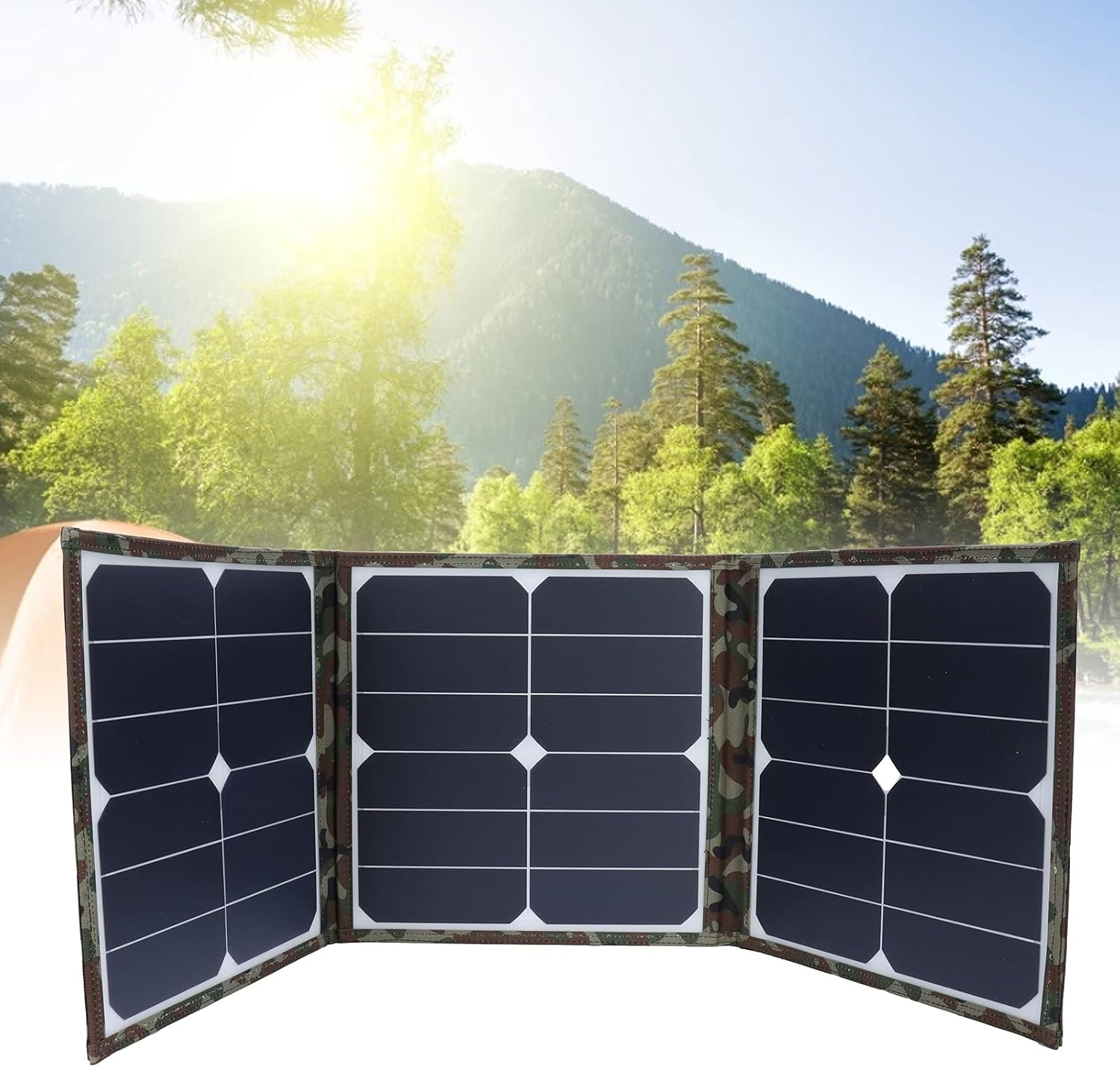 Amazon.com : Solar Panel Bag, Solar Panel 18V 100W Portable for Outdoor ...
