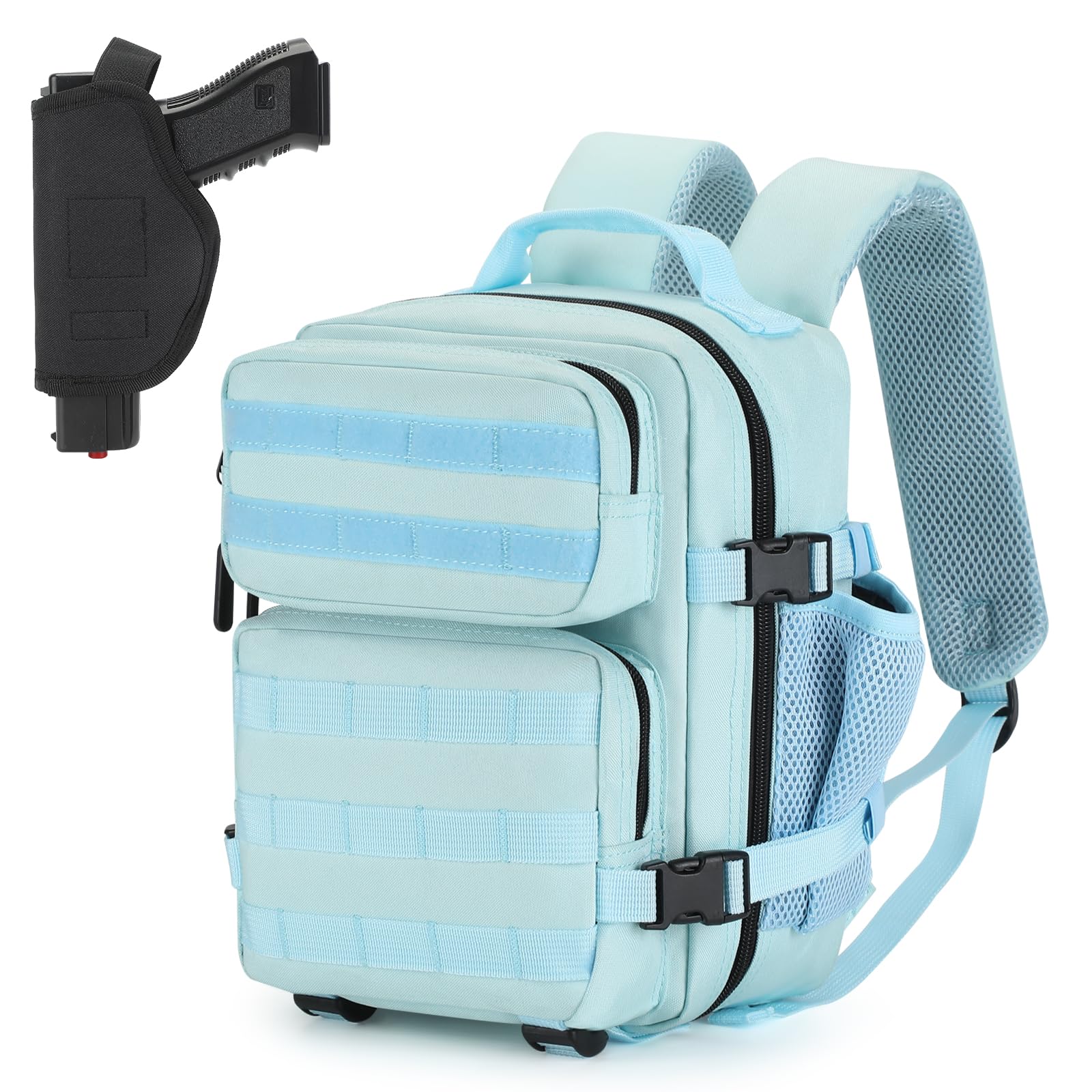 Amazon.com: HUNTVP 9L Mini Tactical Backpack with Holster for Women ...