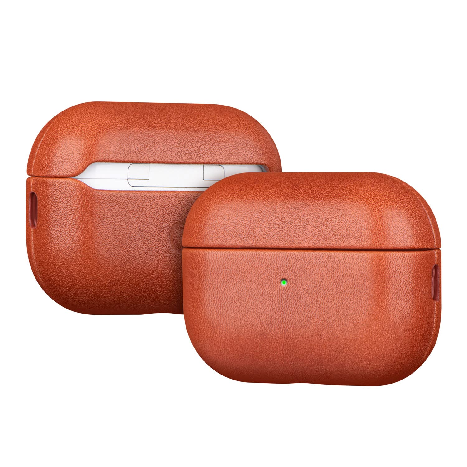 Amazon.com: Lopie AirPods Pro 2nd Gen Leather Case Cover, Brown, Unisex ...