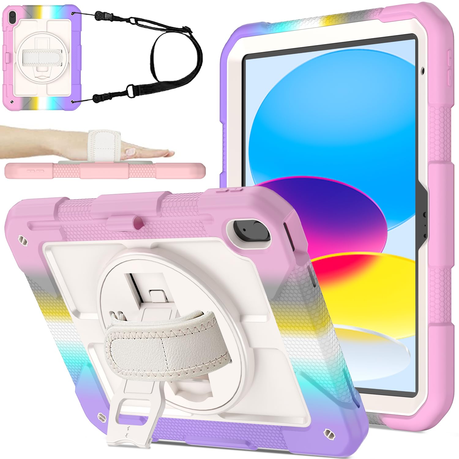 Amazon.com: BMOUO Case for iPad 10th Generation Case (10.9 inch, 2022 ...