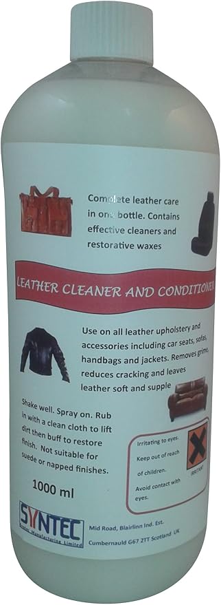 Syntec Leather Cleaner & Conditioner 1 Ltr Refill : Amazon.co.uk ...