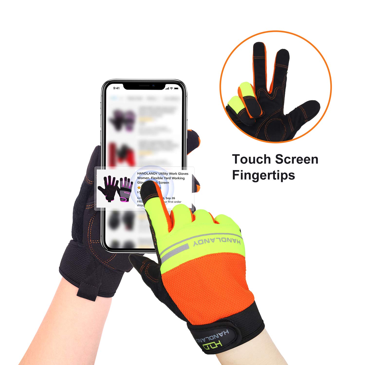Light Work Gloves, Mens & Women Multi-Functional Work Gloves with ...